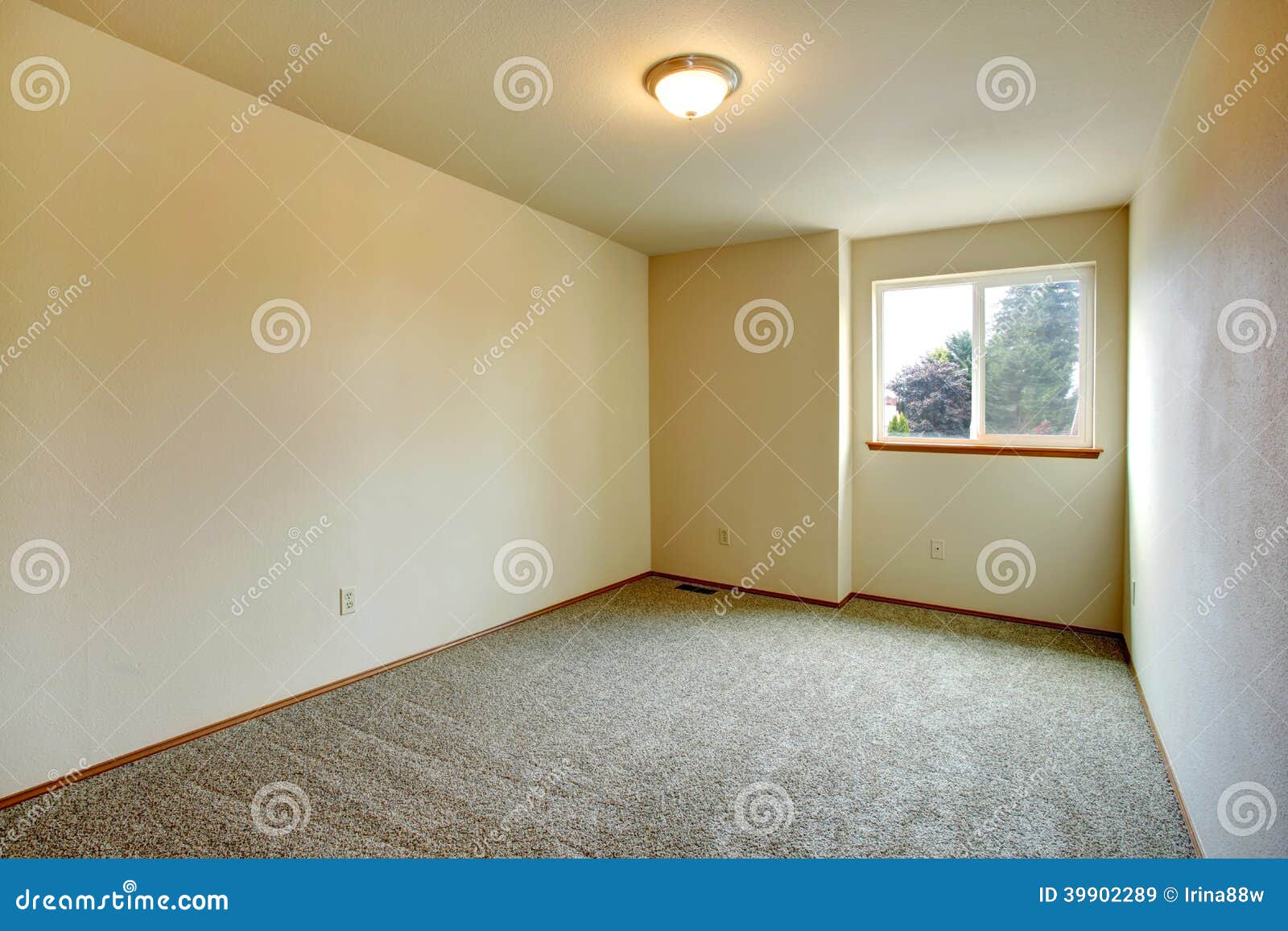Simple Empty Room with Window Stock Image - Image of simple, real: 39902289