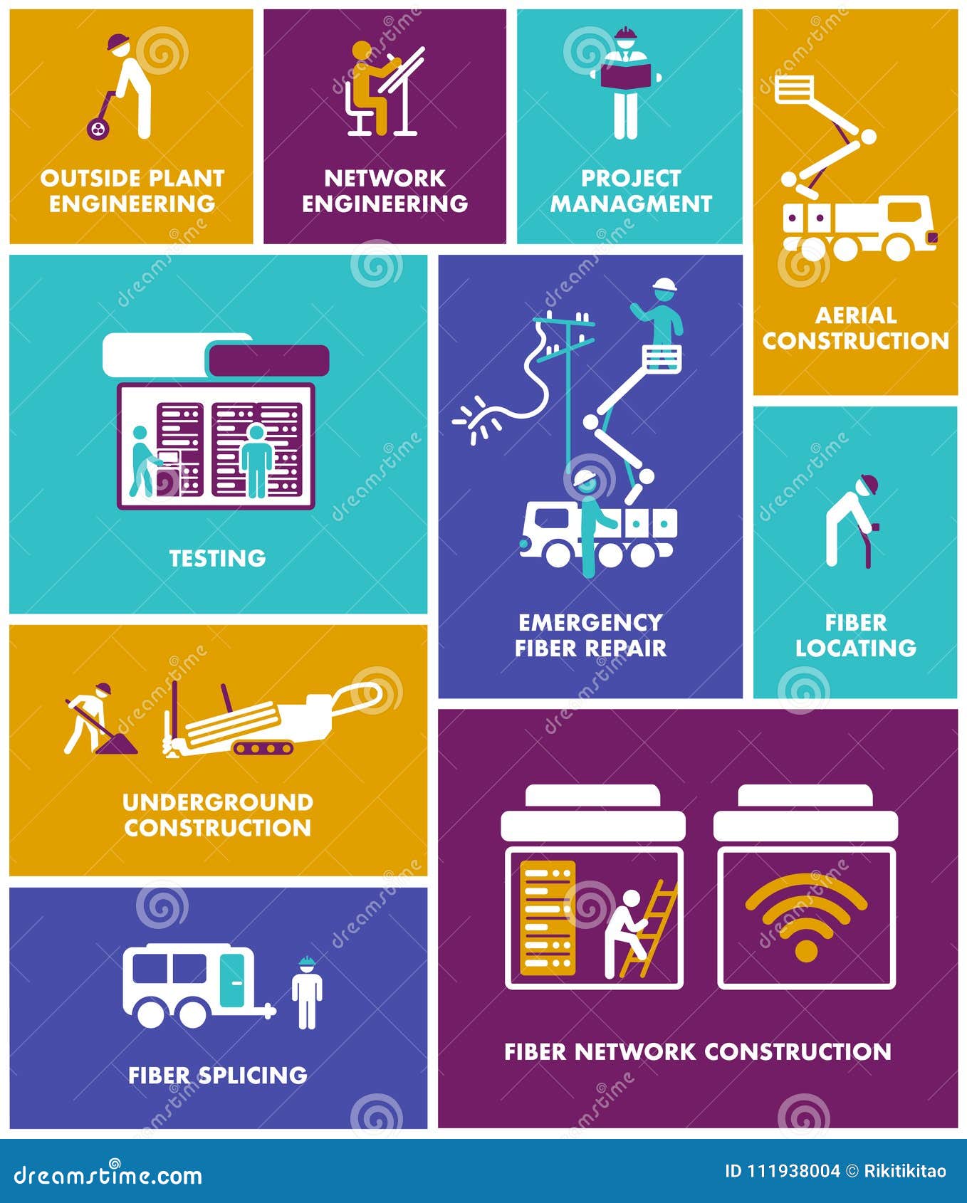 Simple engineer icons set stock vector. Illustration of gadget - 111938004