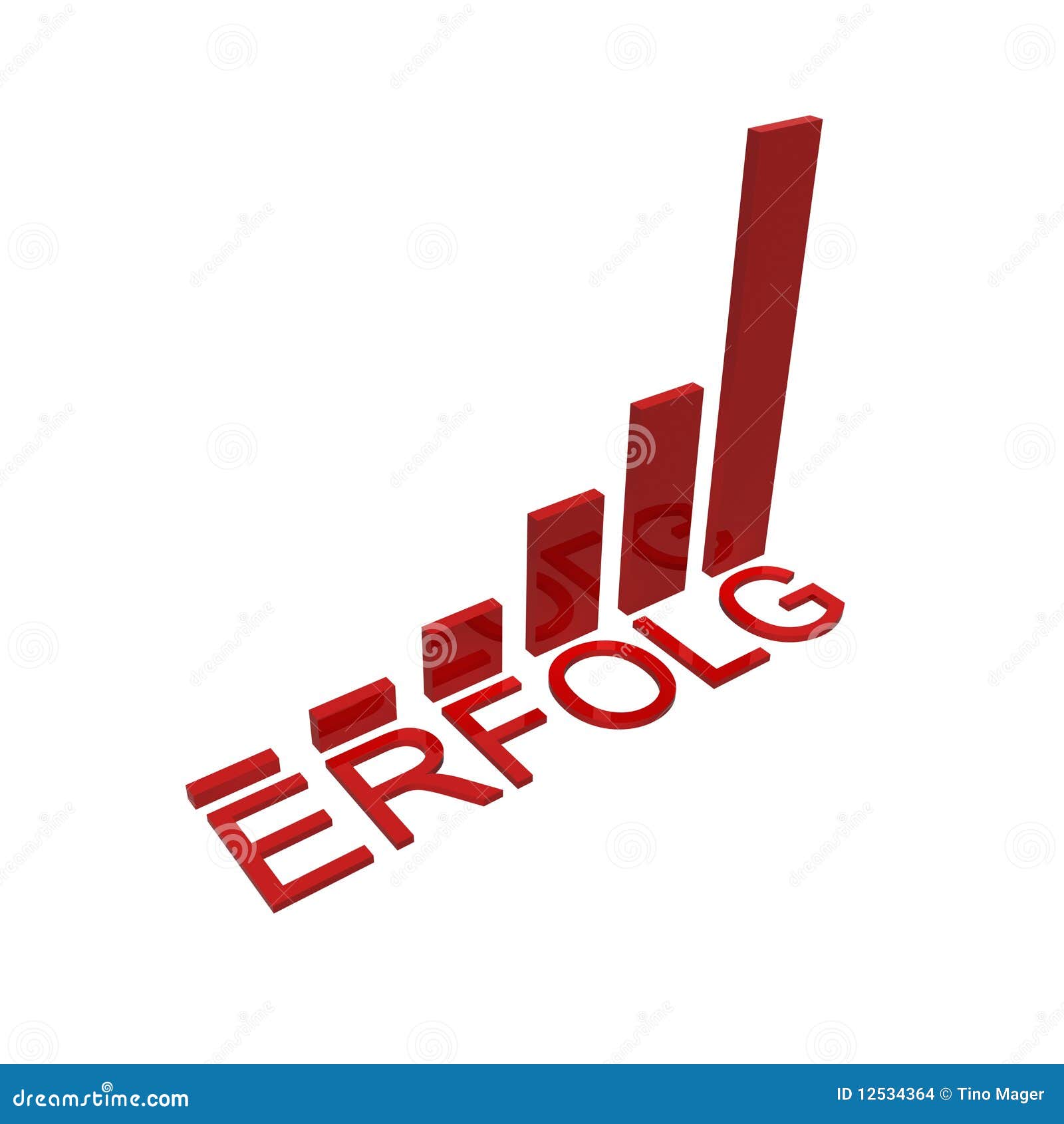 Simple Erfolg Business Graph Stock Illustration - Illustration of ...