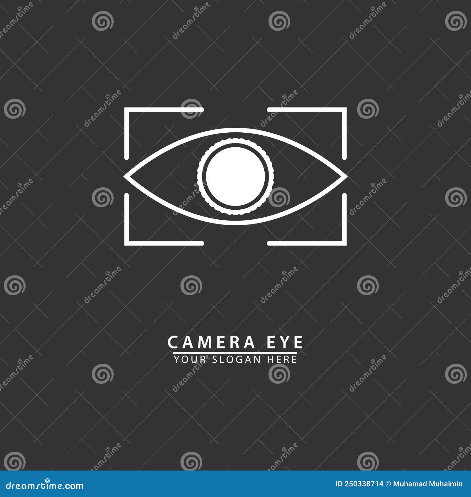 Simple Eye Camera Icon Logo Stock Vector - Illustration of shape ...