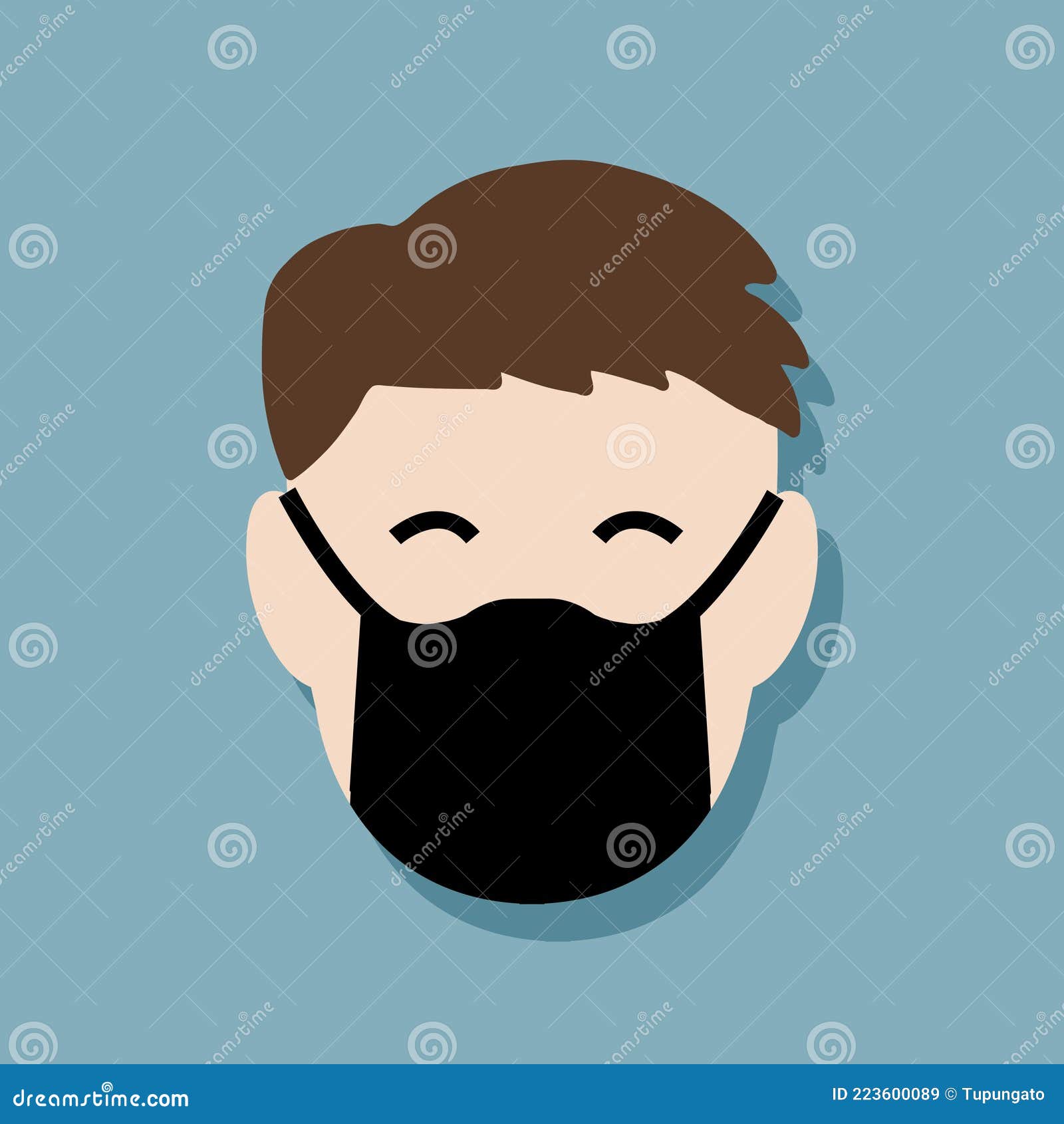 Simple Mask For Human Logo Vector Illustration | CartoonDealer.com ...