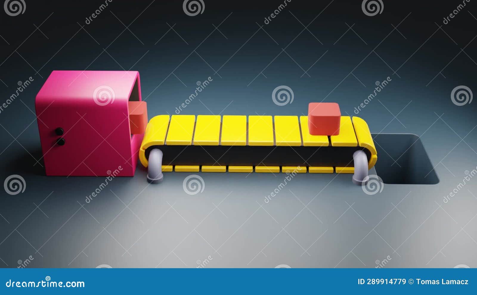 Simple Factory, 3D Animation, Industrial Concept Stock Video - Video of ...