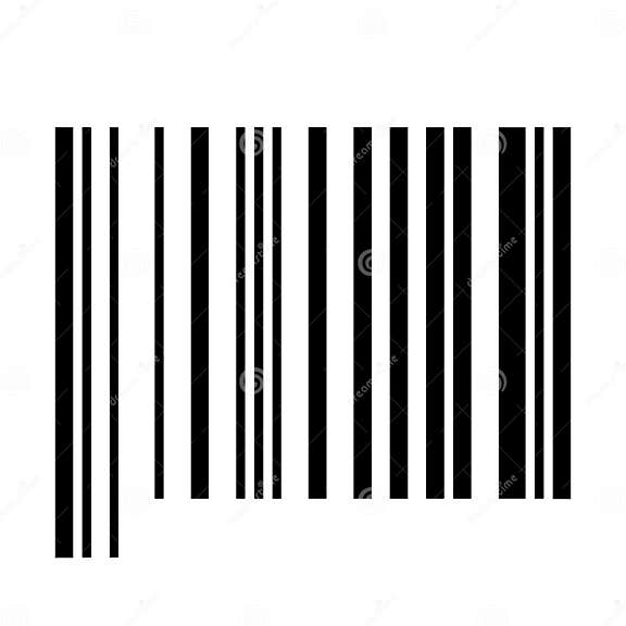 Simple fake bar code stock vector. Illustration of retail - 169411824