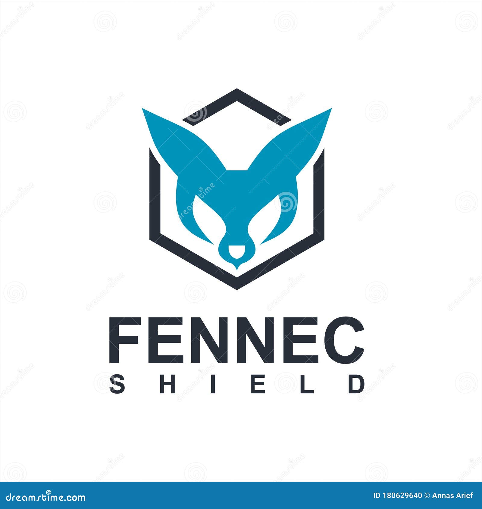 Fennec Fox Mascot Esport Logo Design Vector Illustration ...