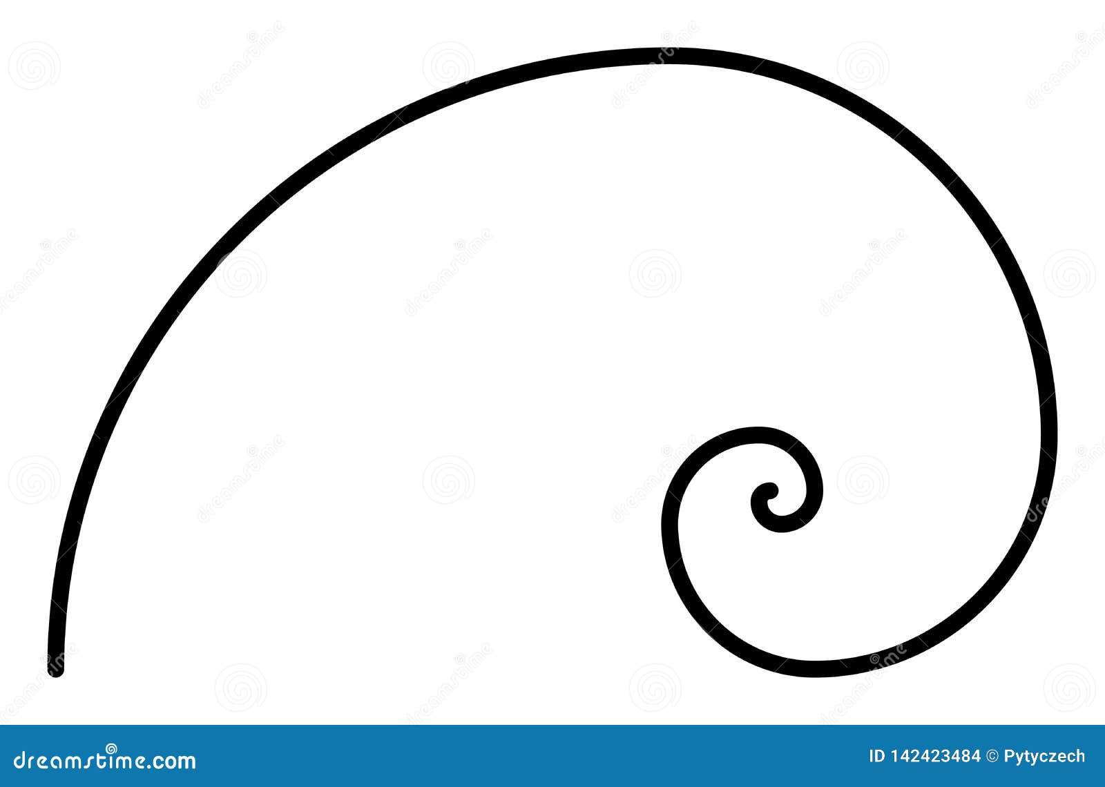 Simple Fibonacci Spiral without Auxiliary Geometry. Simple Thick Black ... Simple Fibonacci Spiral without Auxiliary Geometry. Simple Thick Black ...