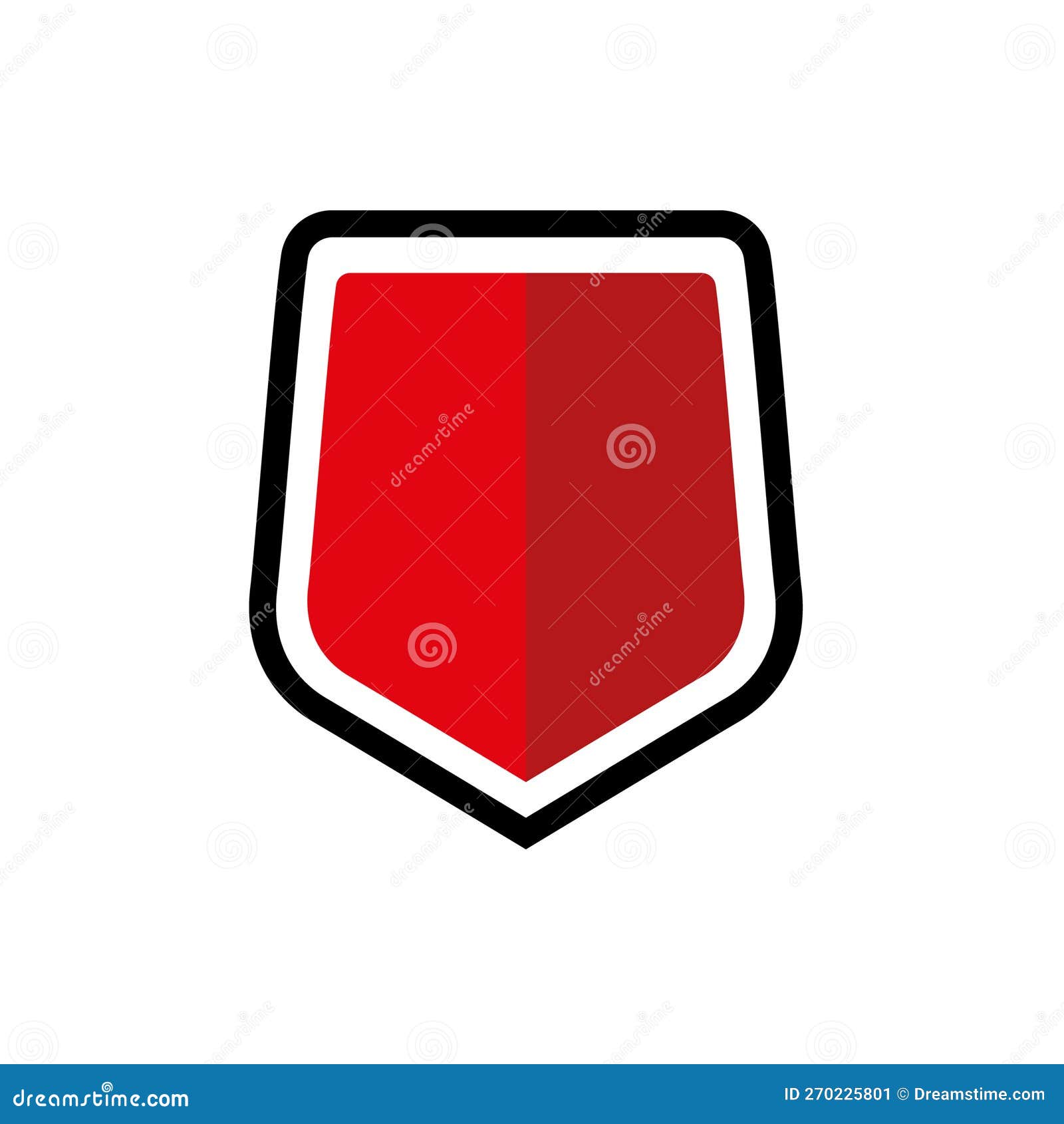 Simple Filled Heater Shield Icon Stock Illustration - Illustration of ...