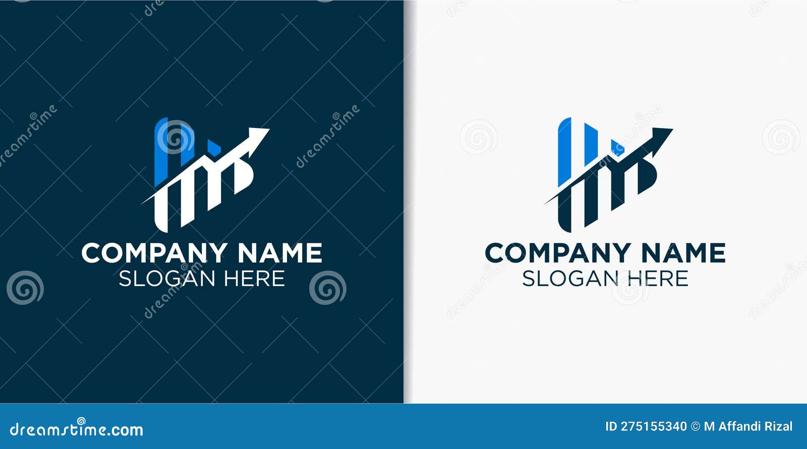 Simple Financial Logo Design Vector, Business Logo Design Concept Stock ...