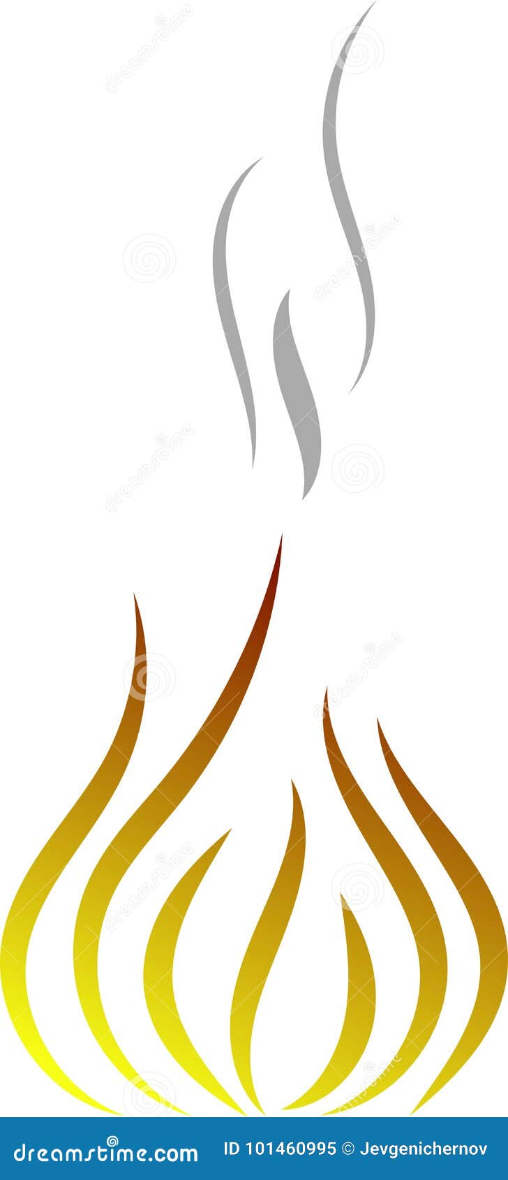 Simple Fire Logo Isolated on White Stock Vector - Illustration of fire ...