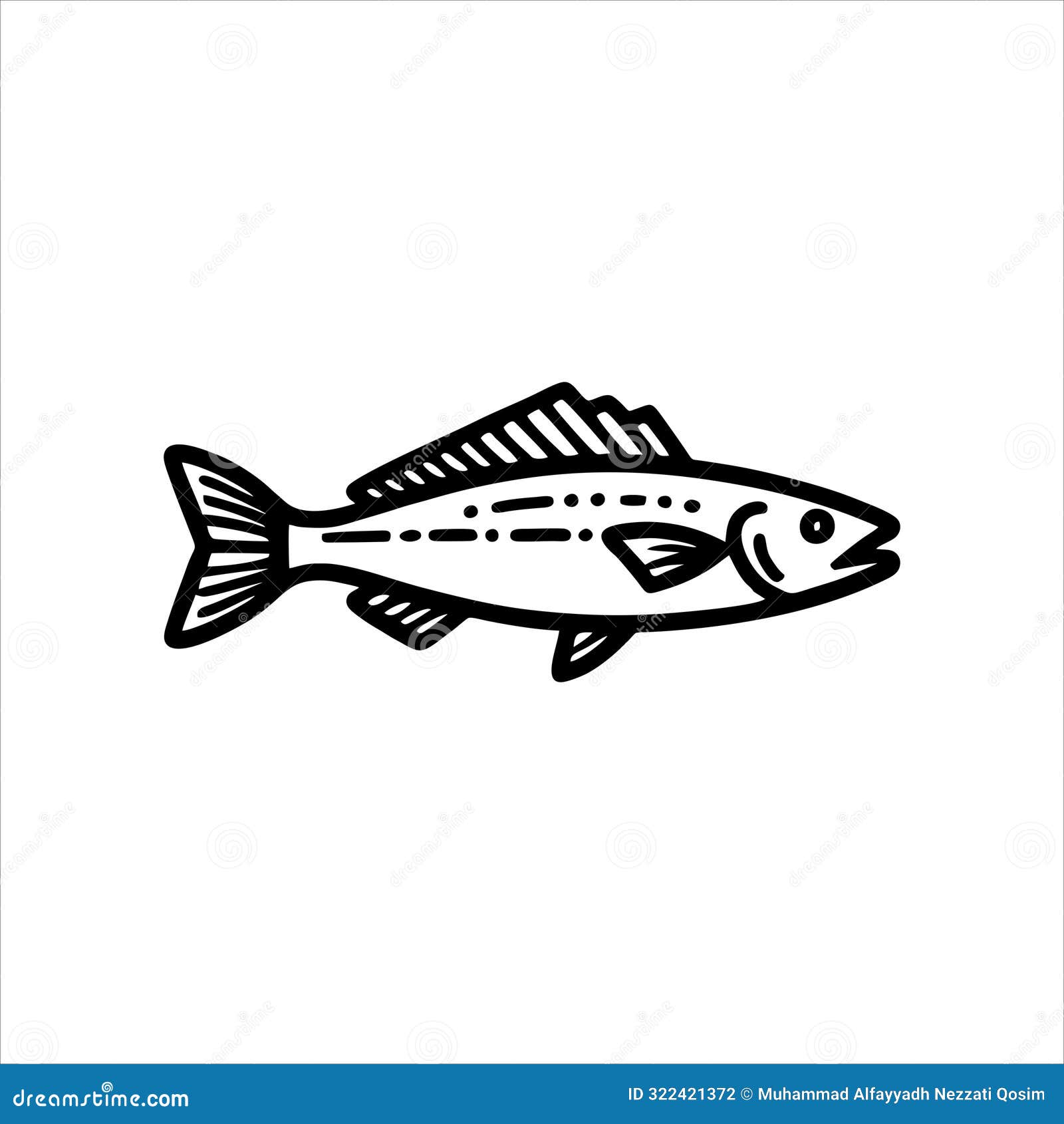 Simple Fish Vector with Minimalist and Modern Design Stock Illustration ...