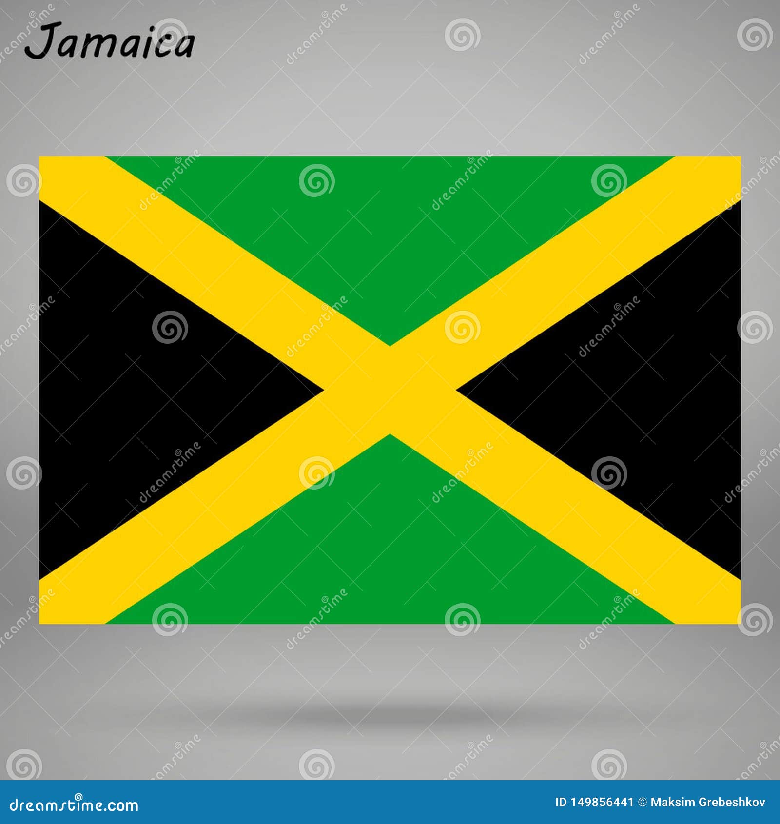 Simple Flag Isolated . Vector Illustration Stock Illustration ...