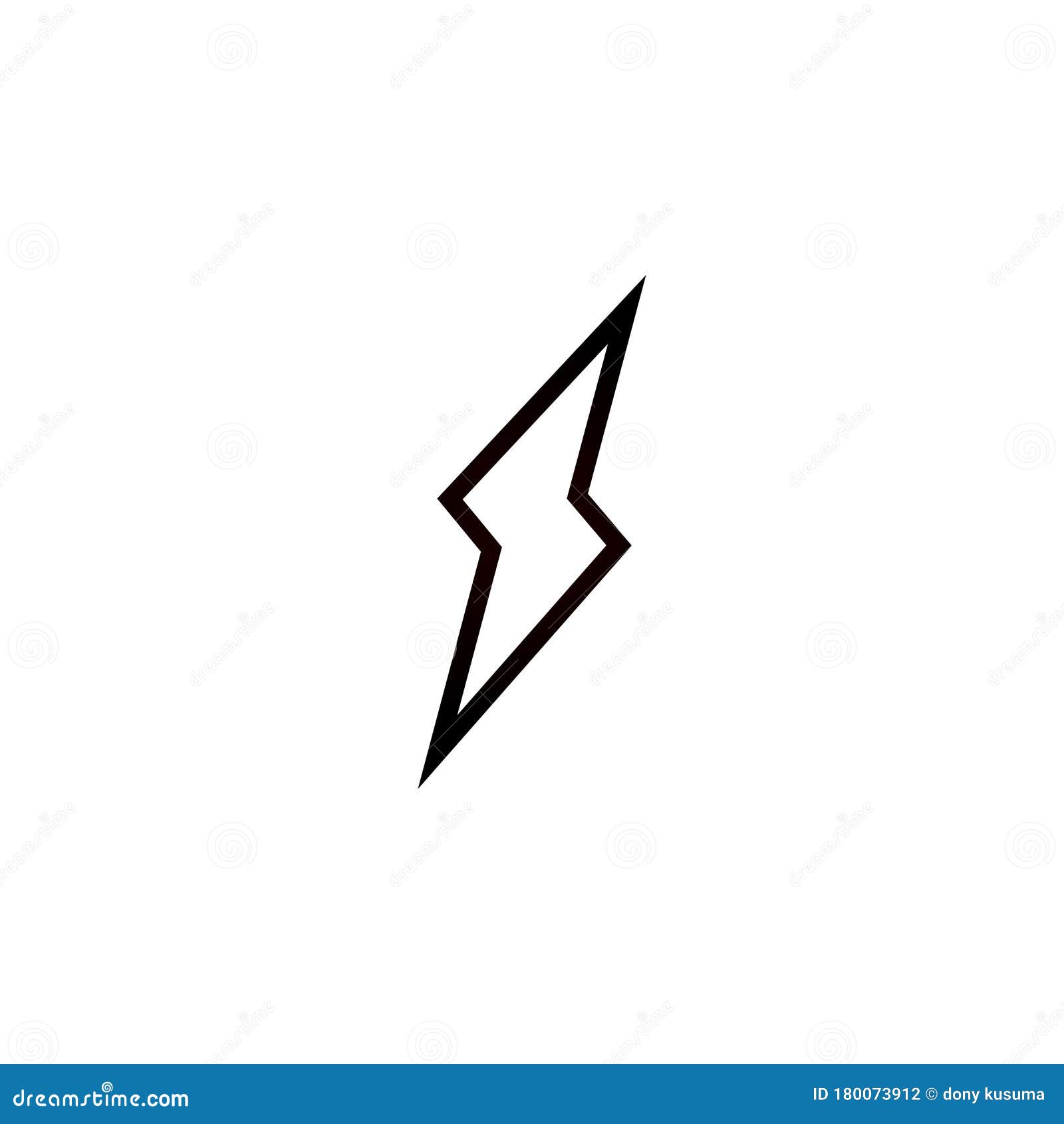 Simple Flash Logo Vector Design Stock Vector - Illustration of element ...