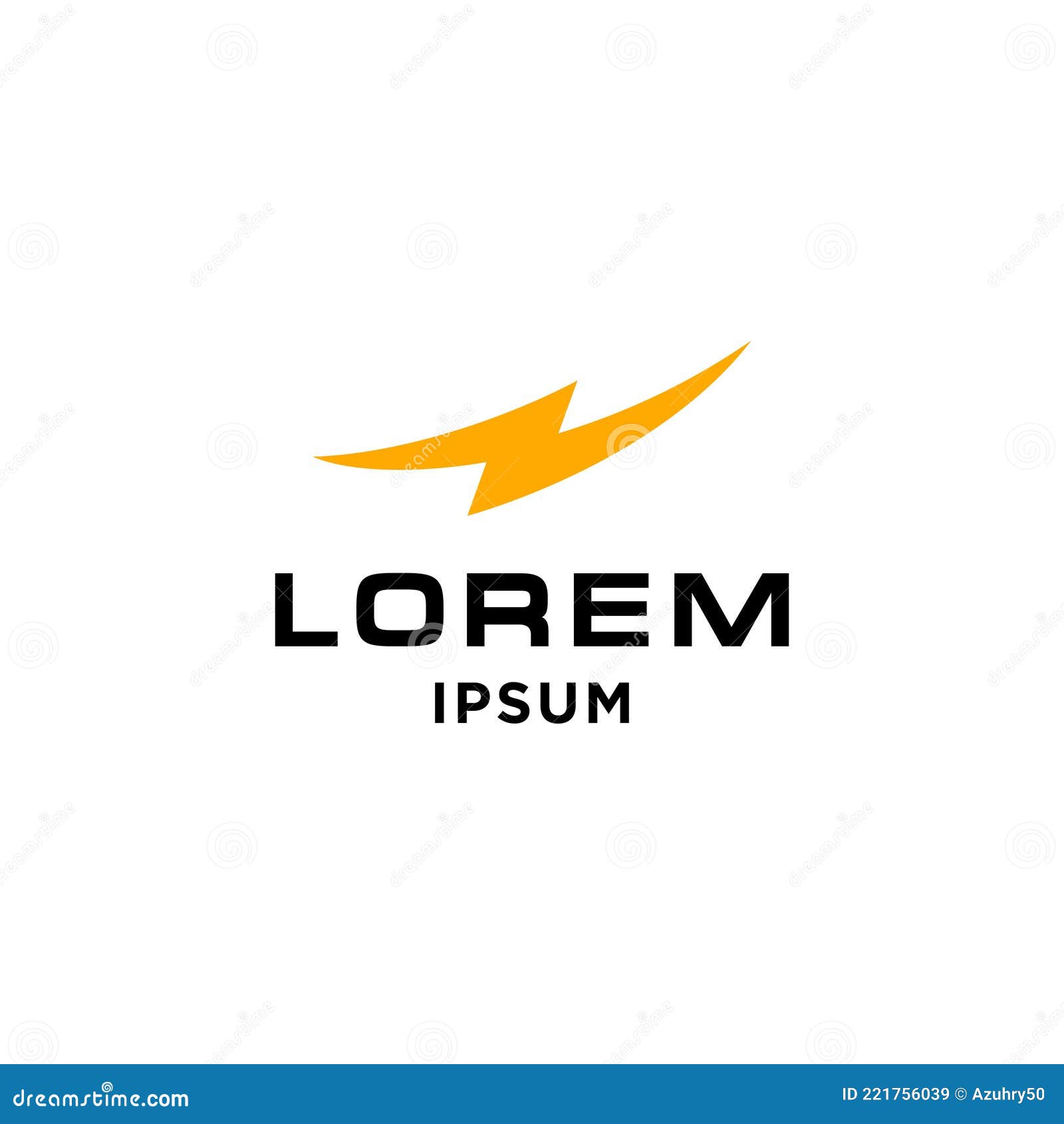 Simple Flash Thunderstorm Bolt Lightning Logo Design Vector in Trendy ...