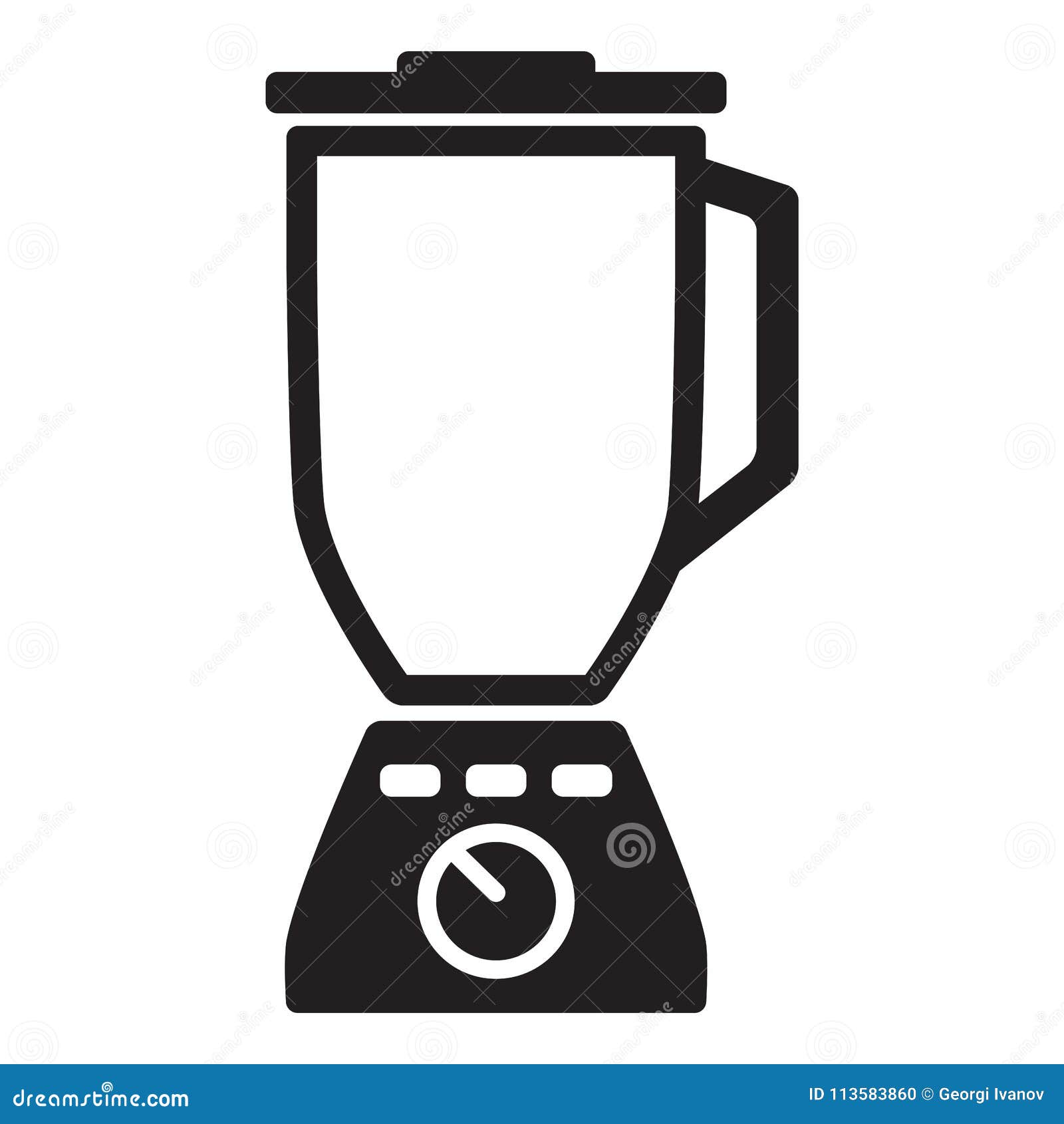 Blender Icon On White Background. Blender Symbol. Blender Kitchen ...