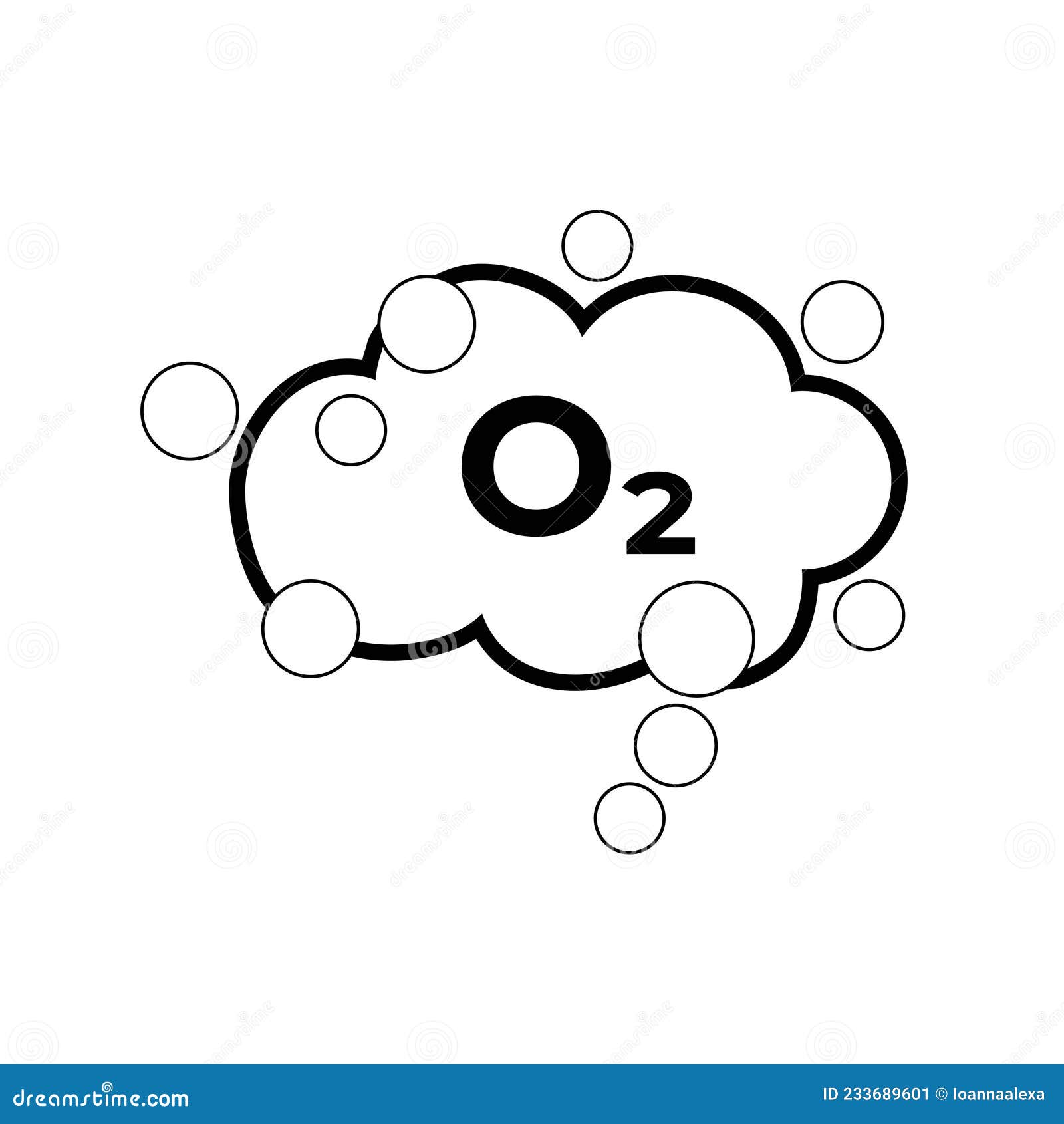 Oxygen Icon Vector Isolated On White Background, Oxygen Sign , Black ...