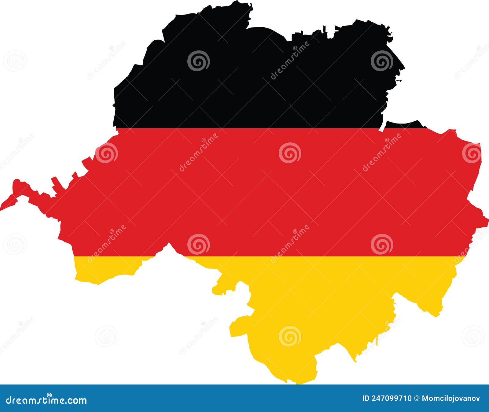 Flag Map of CHEMNITZ, GERMANY Stock Vector - Illustration of city ...
