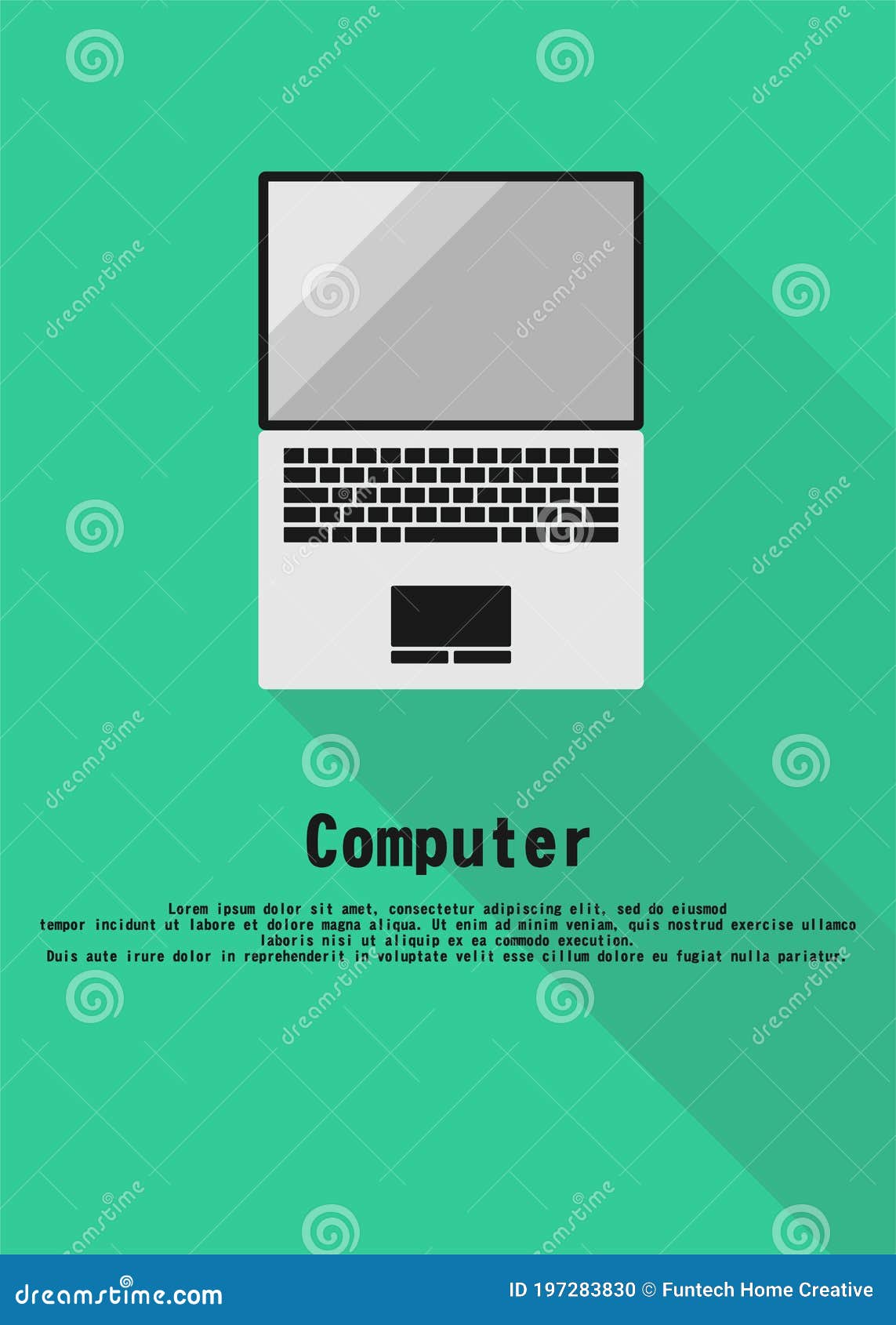 Simple Flat Design stock vector. Illustration of simpledesign - 197283830