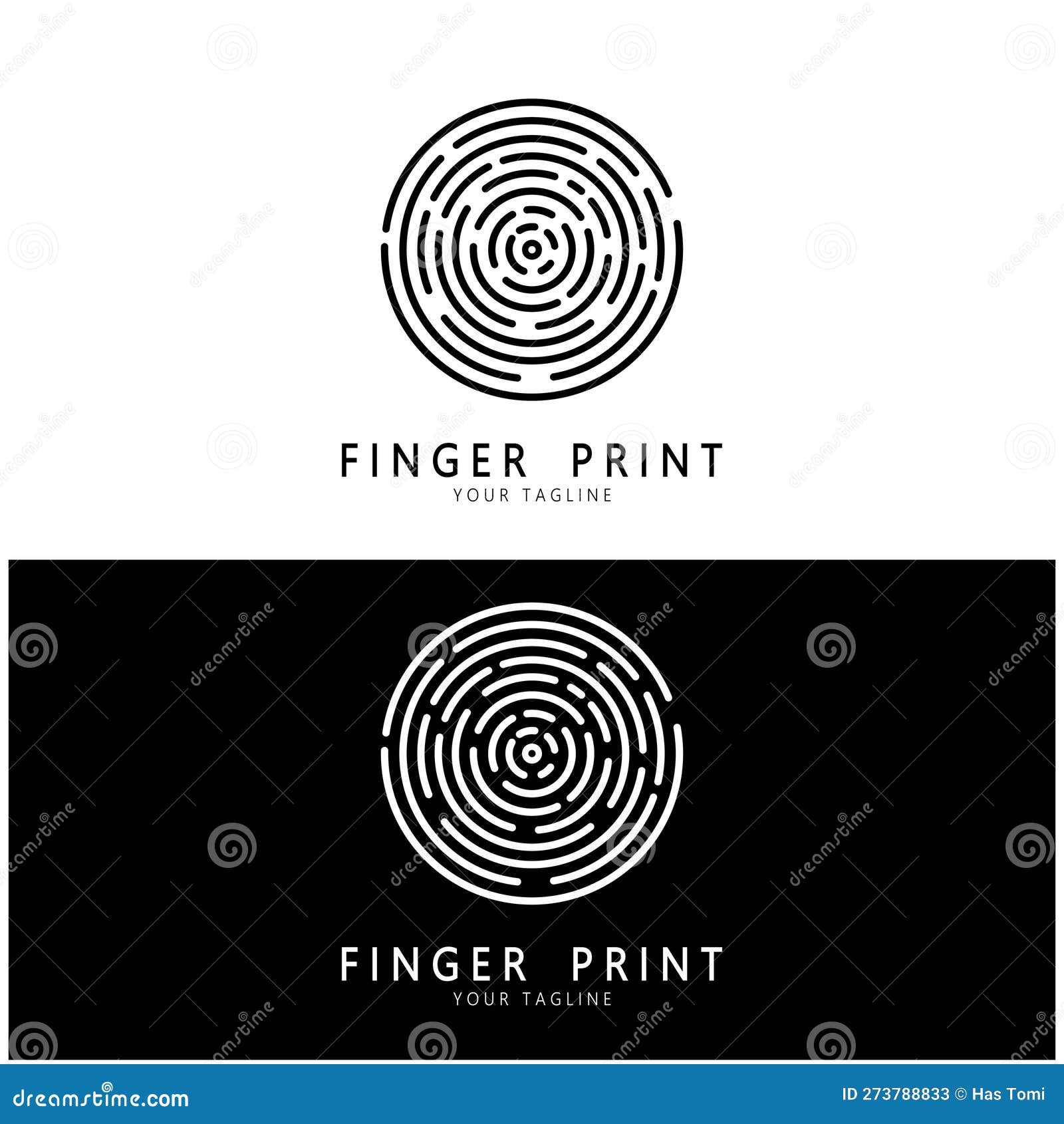 Simple Flat Fingerprint Logo,for Security,identification,badge,emblem ...