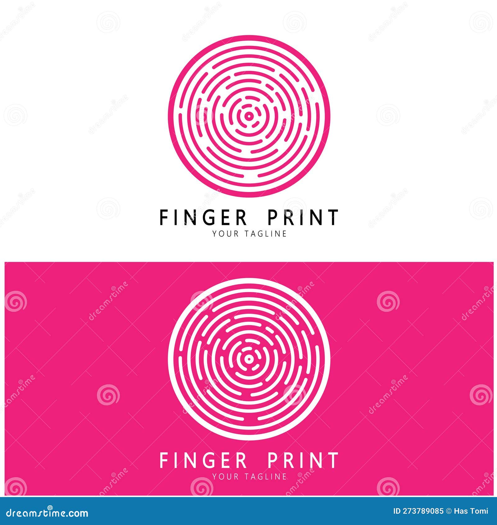 Simple Flat Fingerprint Logo,for Security,identification,badge,emblem ...