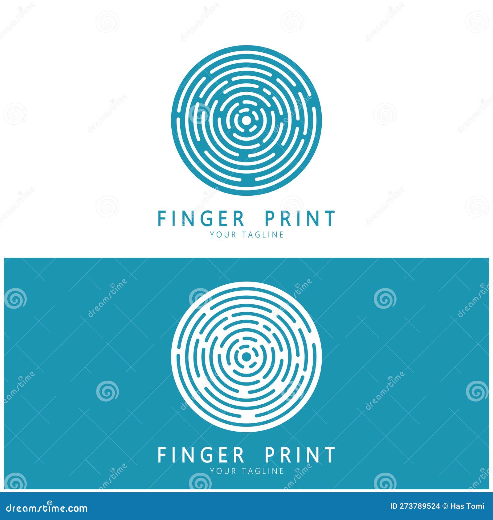 Simple Flat Fingerprint Logo,for Security,identification,badge,emblem ...