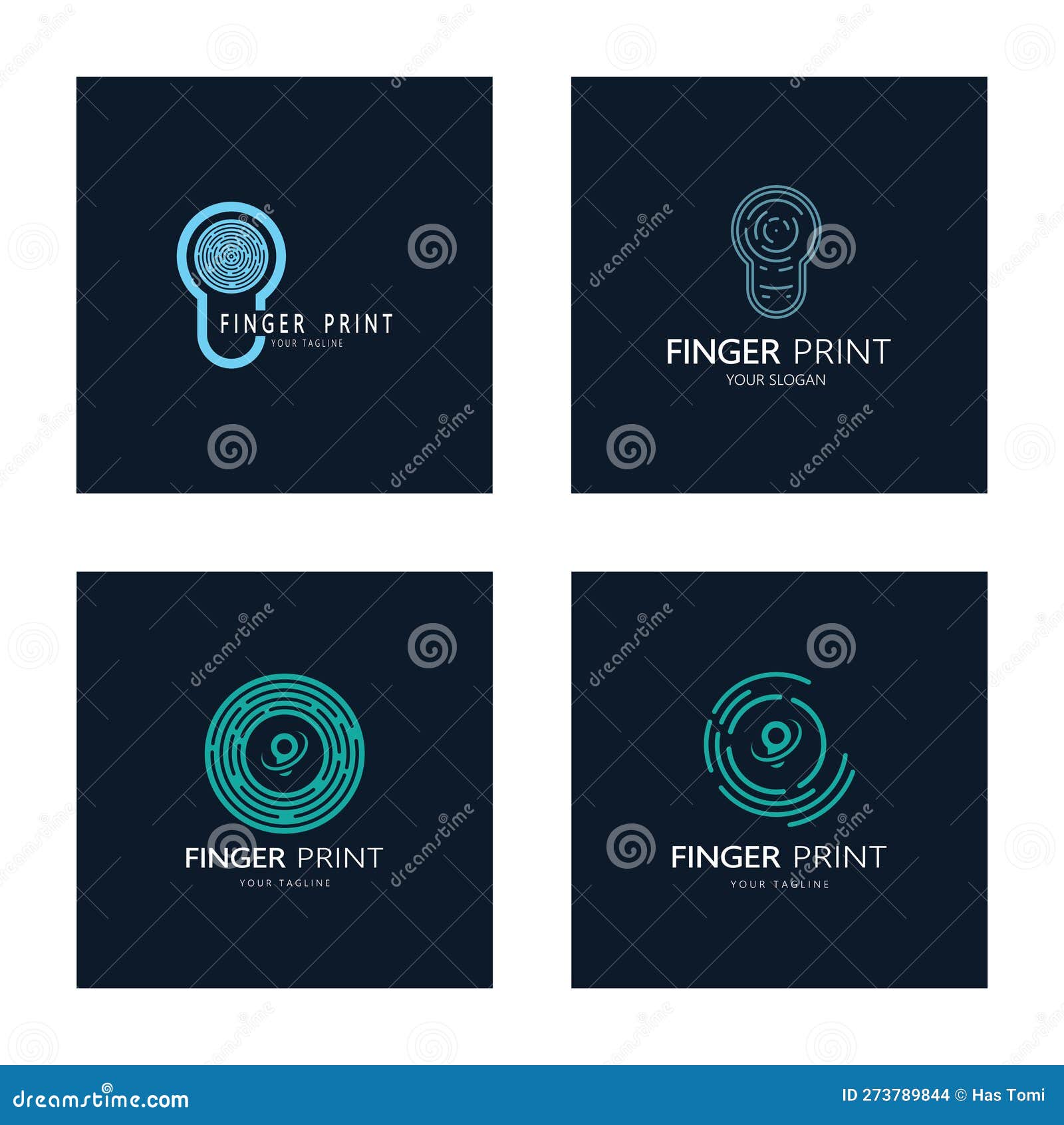 Simple Flat Fingerprint Logo,for Security,identification,badge,emblem ...