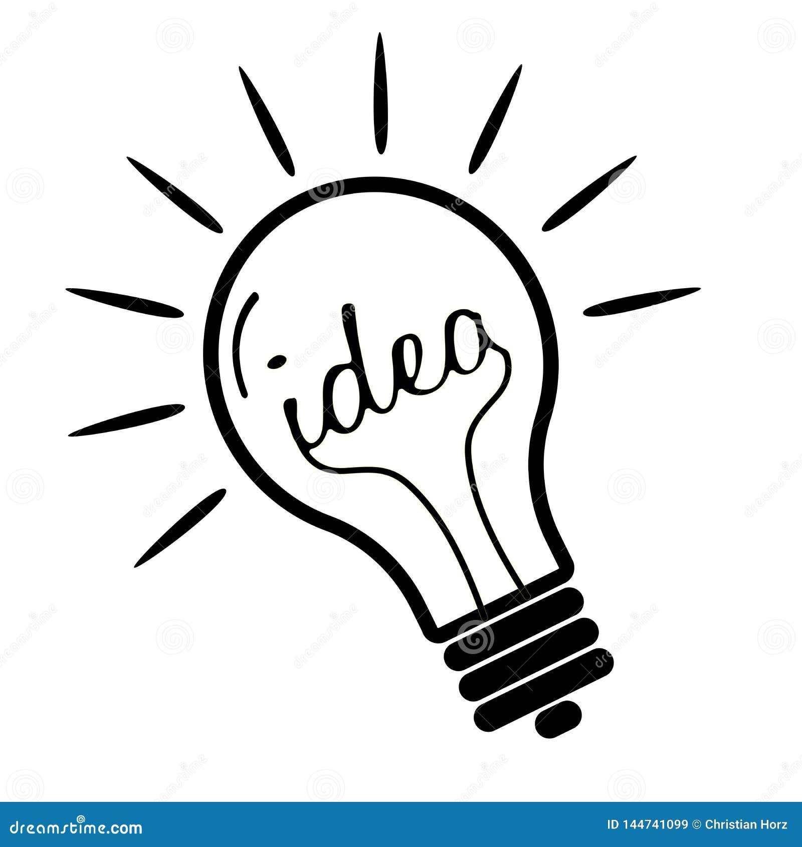Simple Flat Glowing Light Bulb Icon Symbolizing an Idea Stock Vector ... Simple Flat Glowing Light Bulb Icon Symbolizing an Idea Stock Vector ...