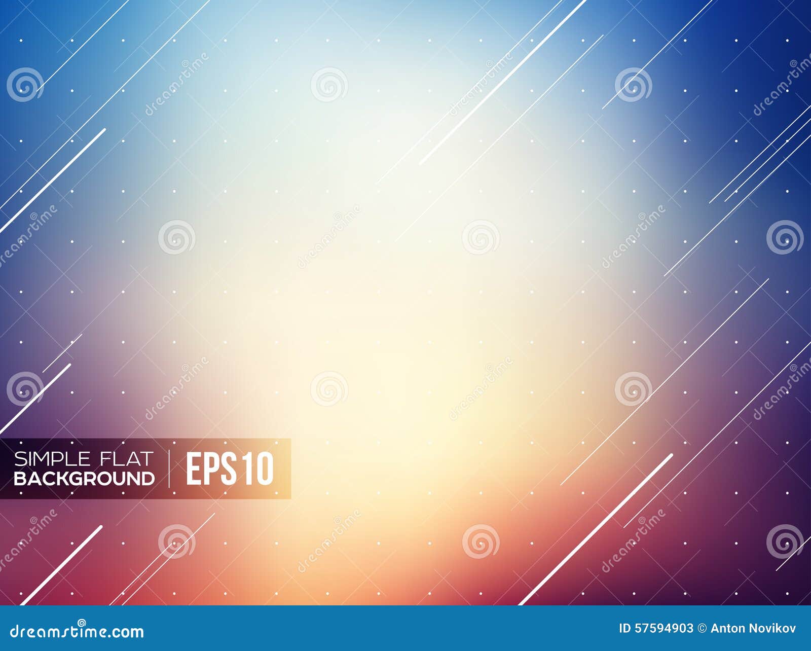 Simple Flat Gradient Background Stock Vector - Illustration of modern ...