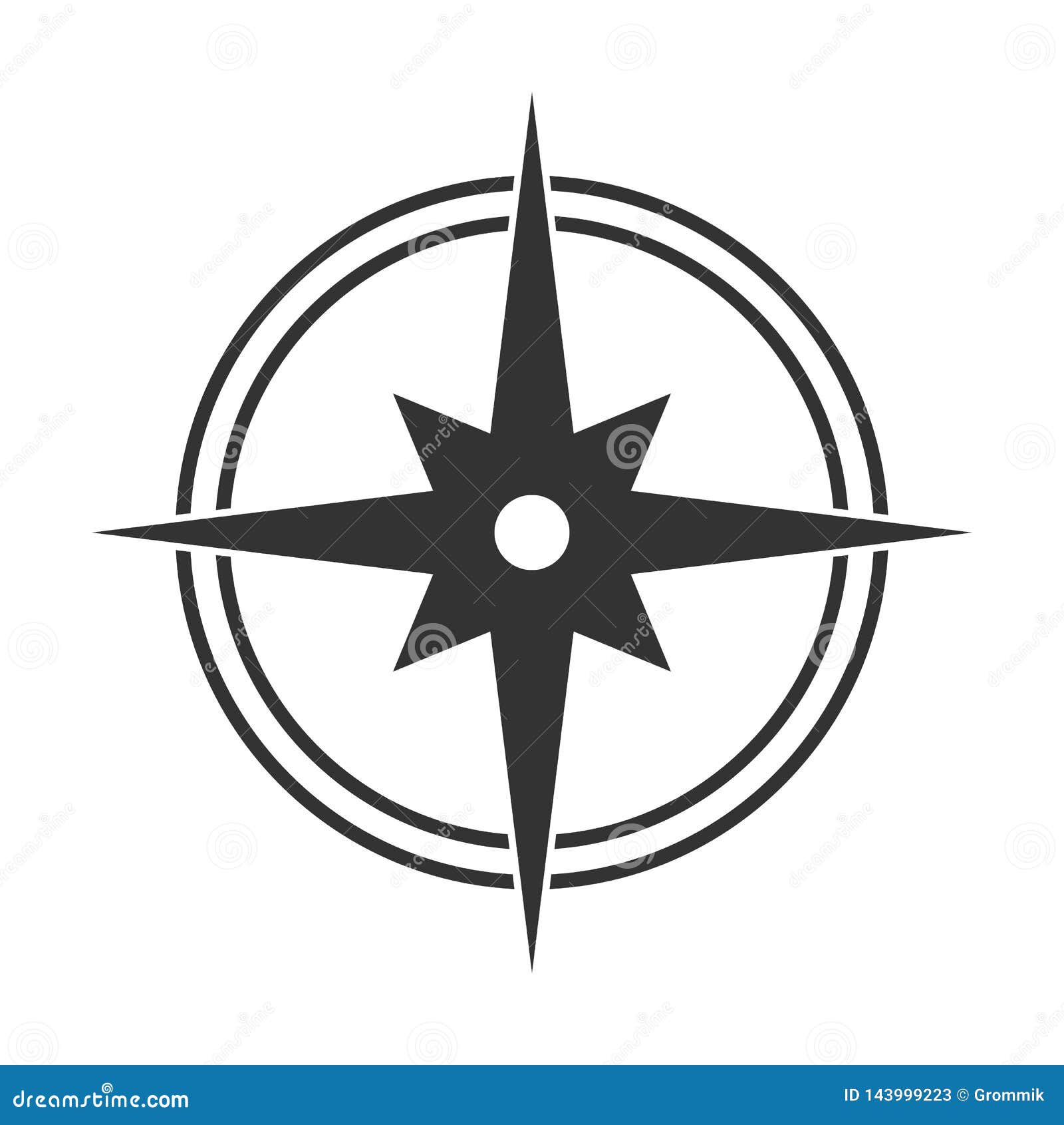 Simple Compass Icon