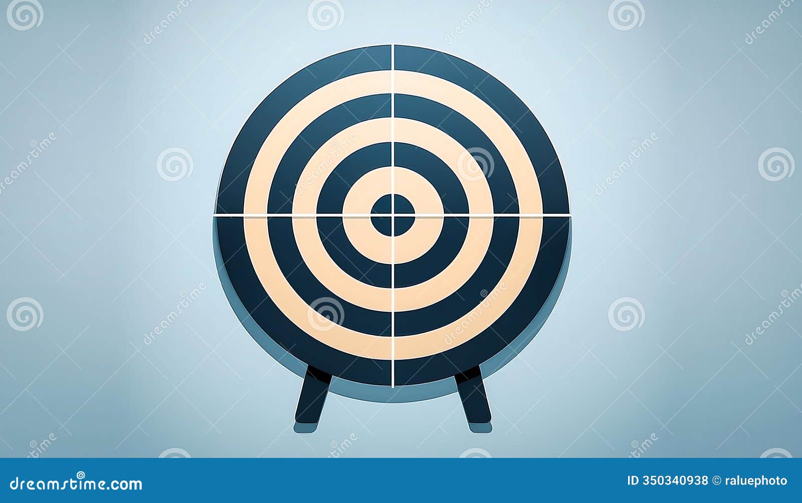 Simple, Flat Icon Depicting a Target, Signifying Goals or Aims Stock ...