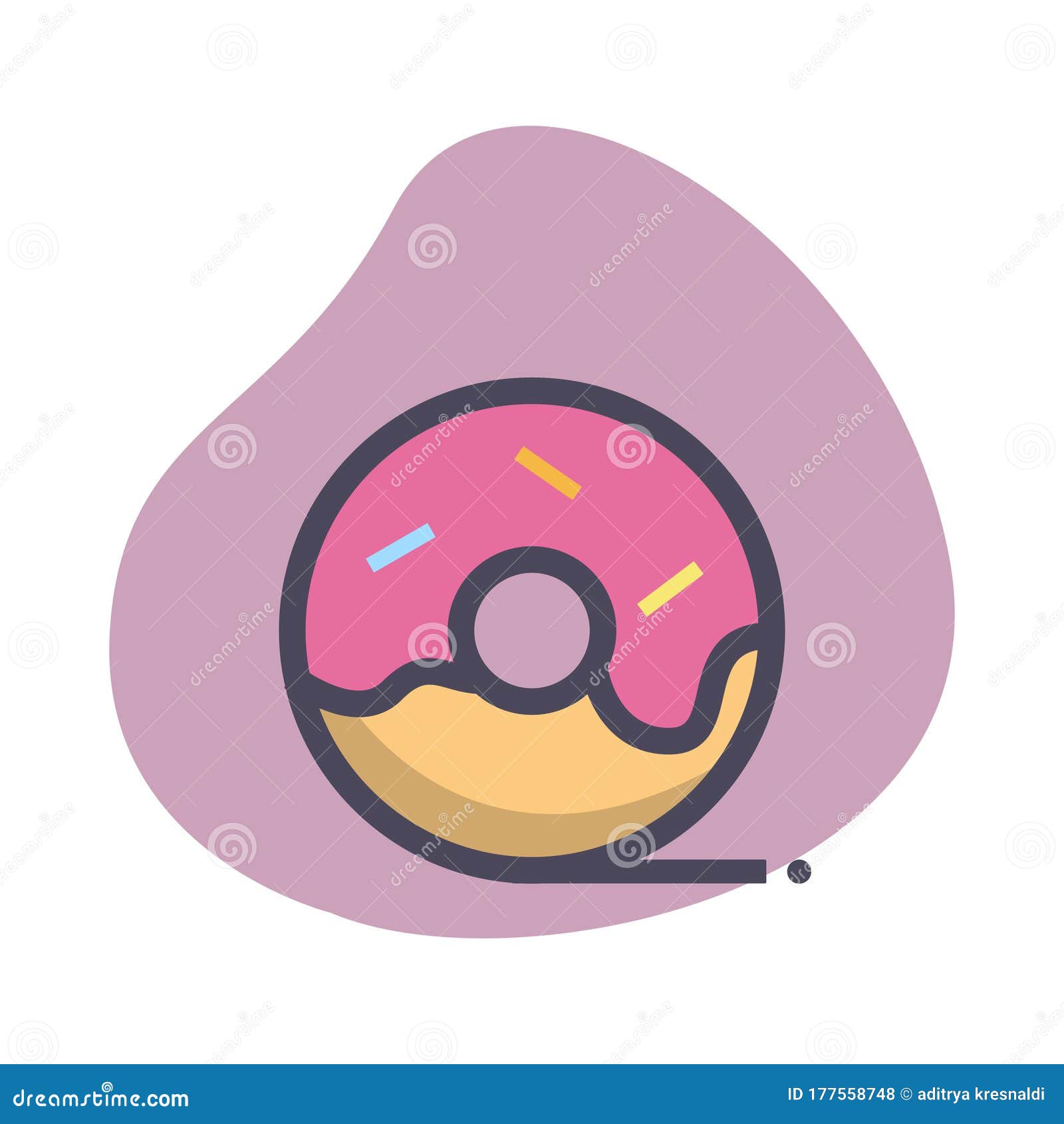 Simple flat icon design stock vector. Illustration of outline - 177558748