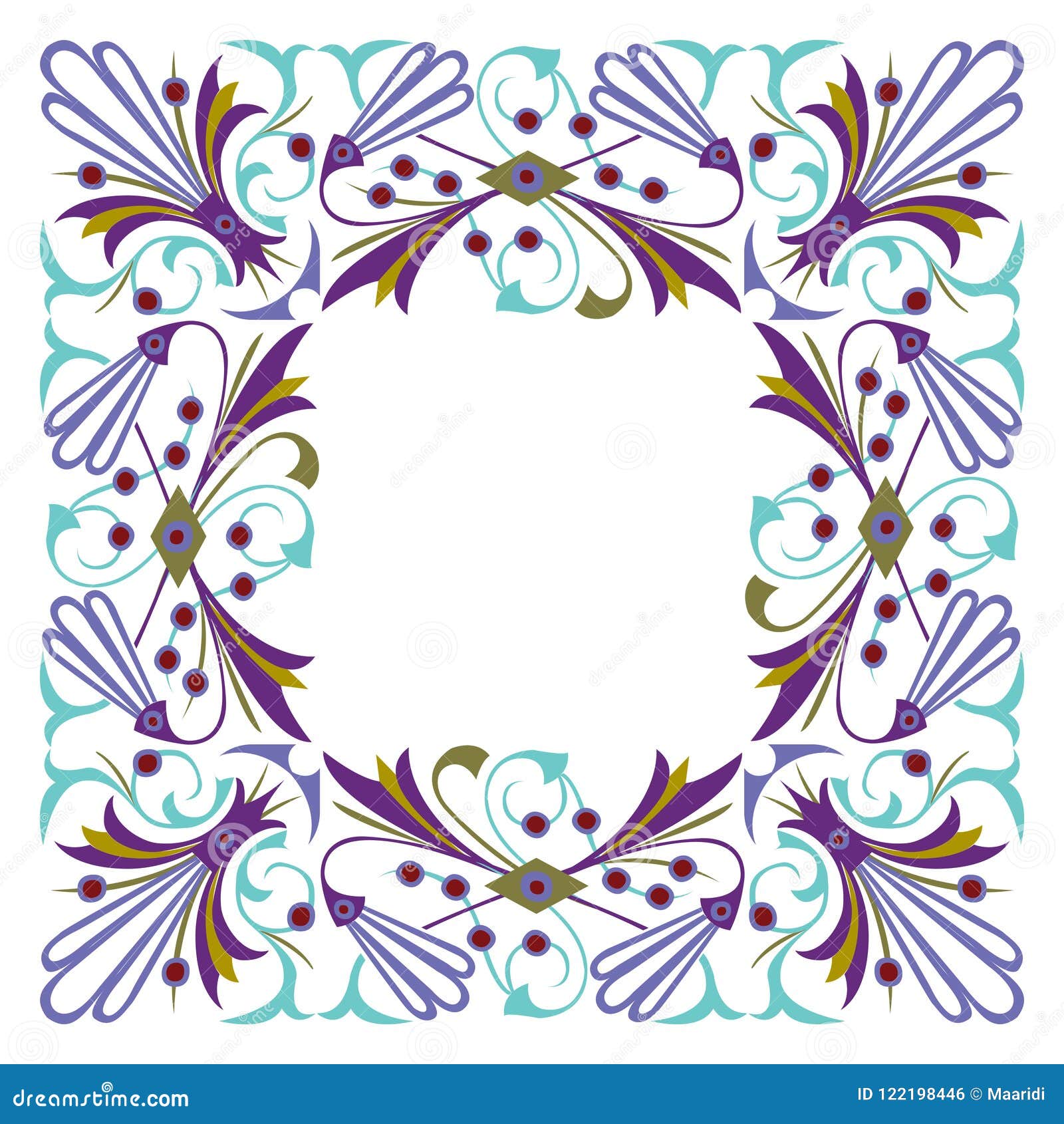 Simple Flat Illustration Design, Border Frame Stock Vector ...