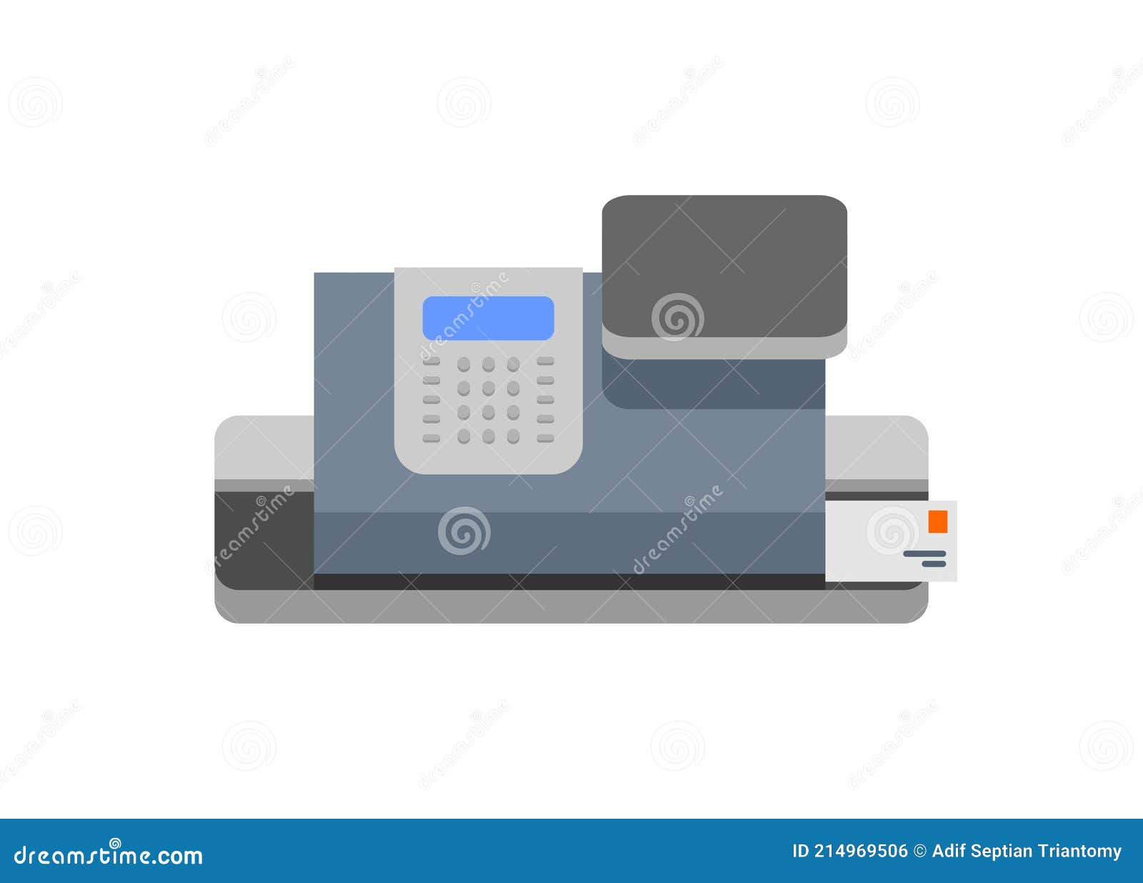 Postage Meter Devices Greatly Facilitate Business Matters Vector ...