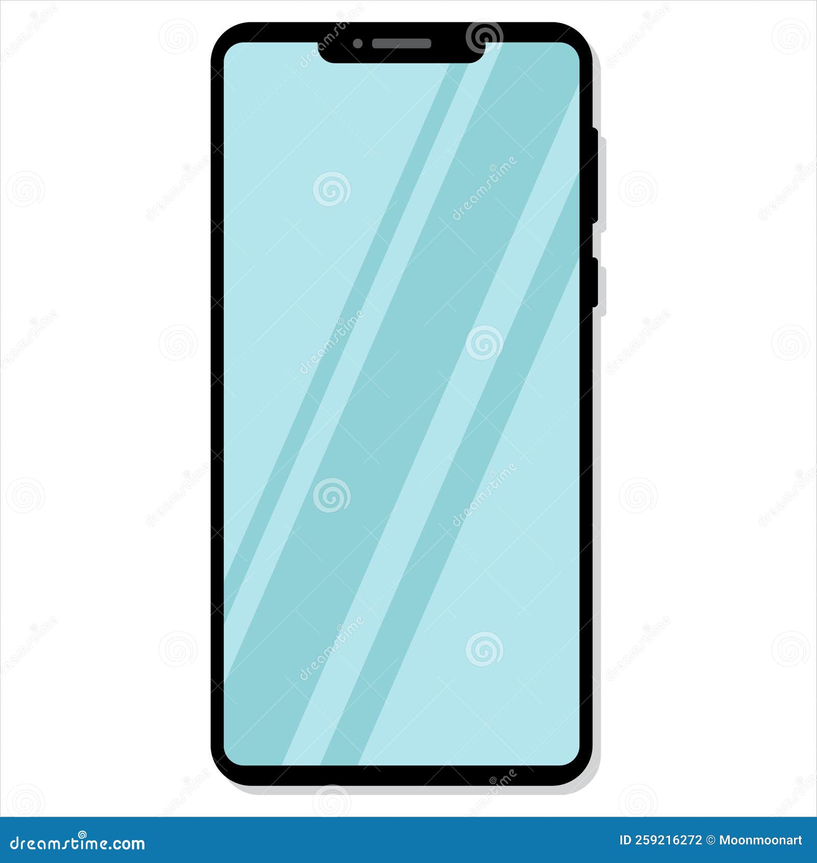 Simple Flat Illustration of Smartphone. Vector Illustration Stock ...