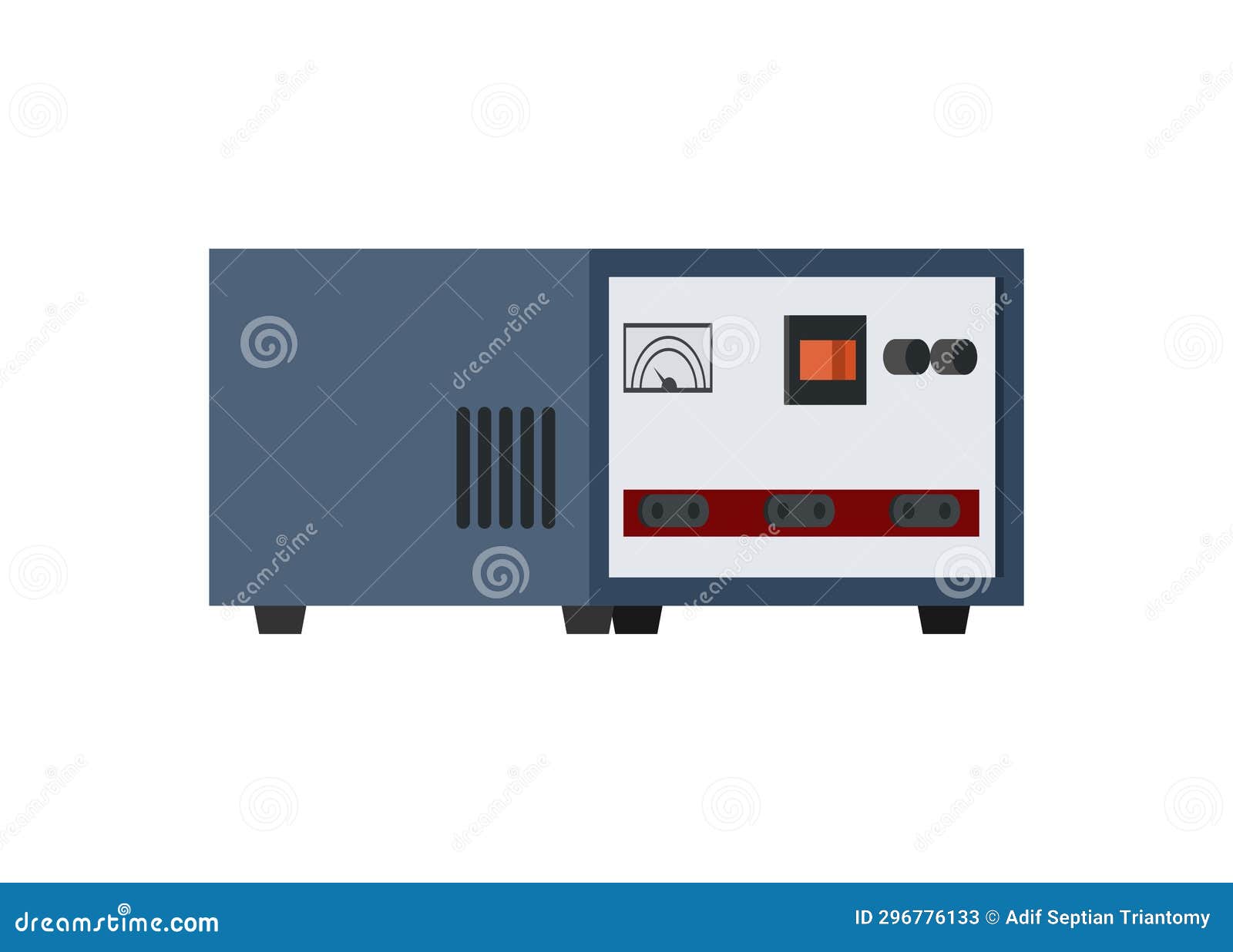 Voltage Stabilizer. Simple Flat Illustration. Stock Vector ...