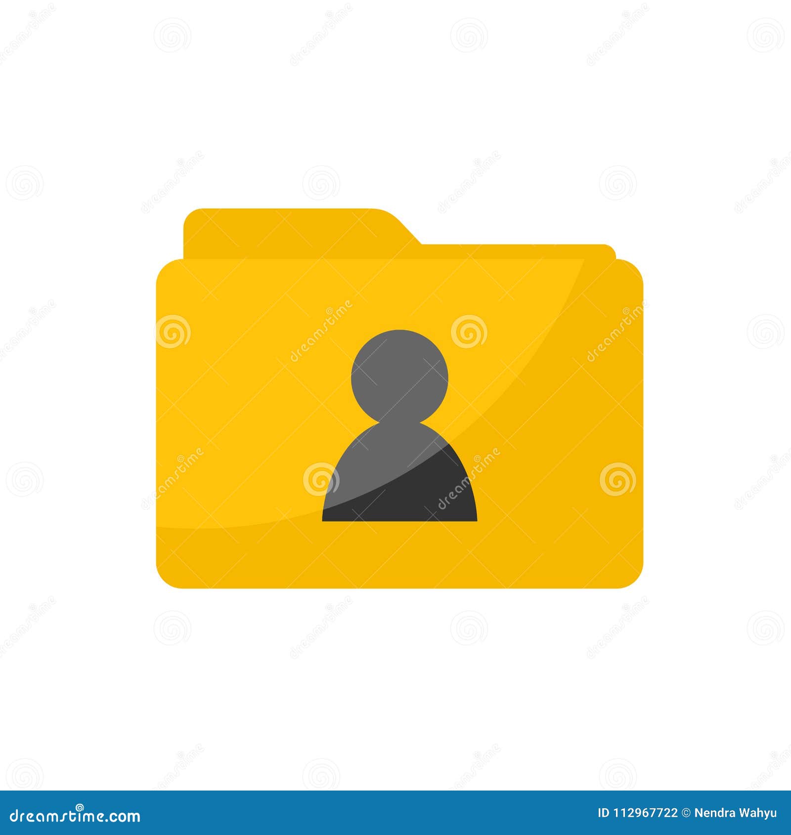 Personal Folder Icon Cartoon Vector | CartoonDealer.com #174901469