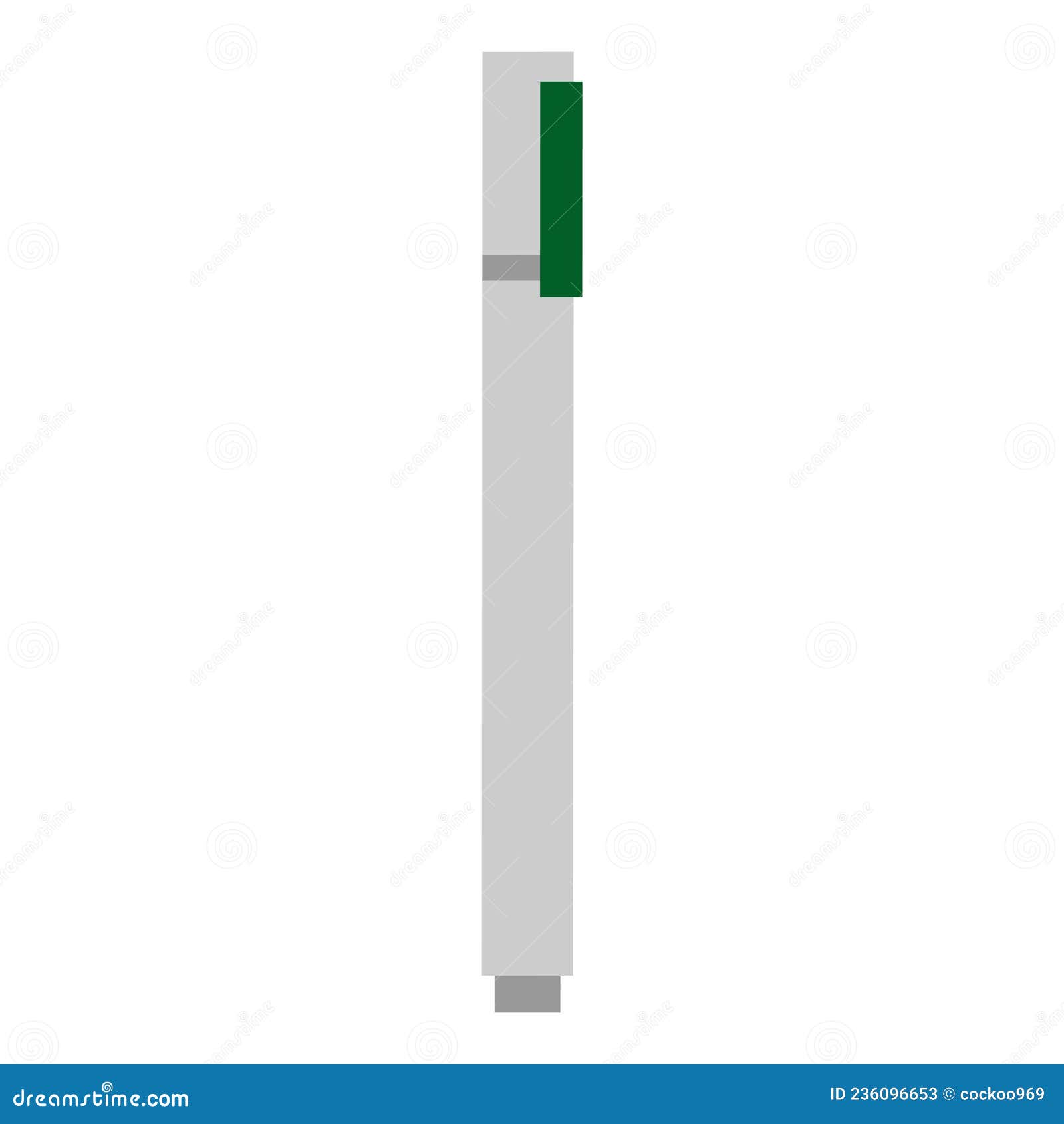 Simple and Flat Pen Illustration Stock Vector - Illustration of icon ...