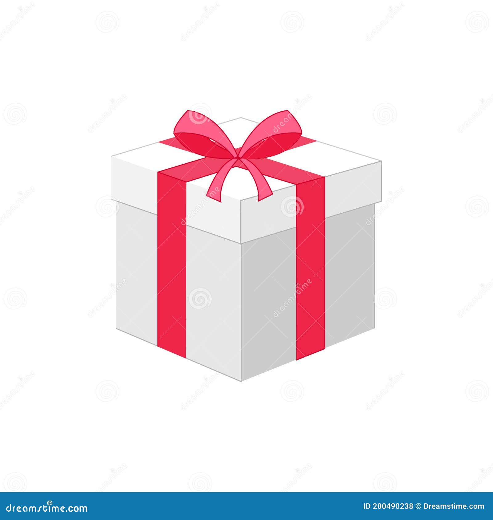Simple flat present stock vector. Illustration of design - 200490238