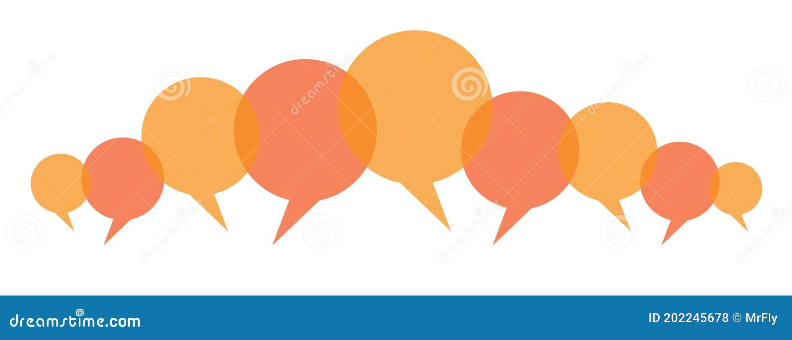 Simple Flat Speech Box Set, Vector Illustration Stock Vector ...