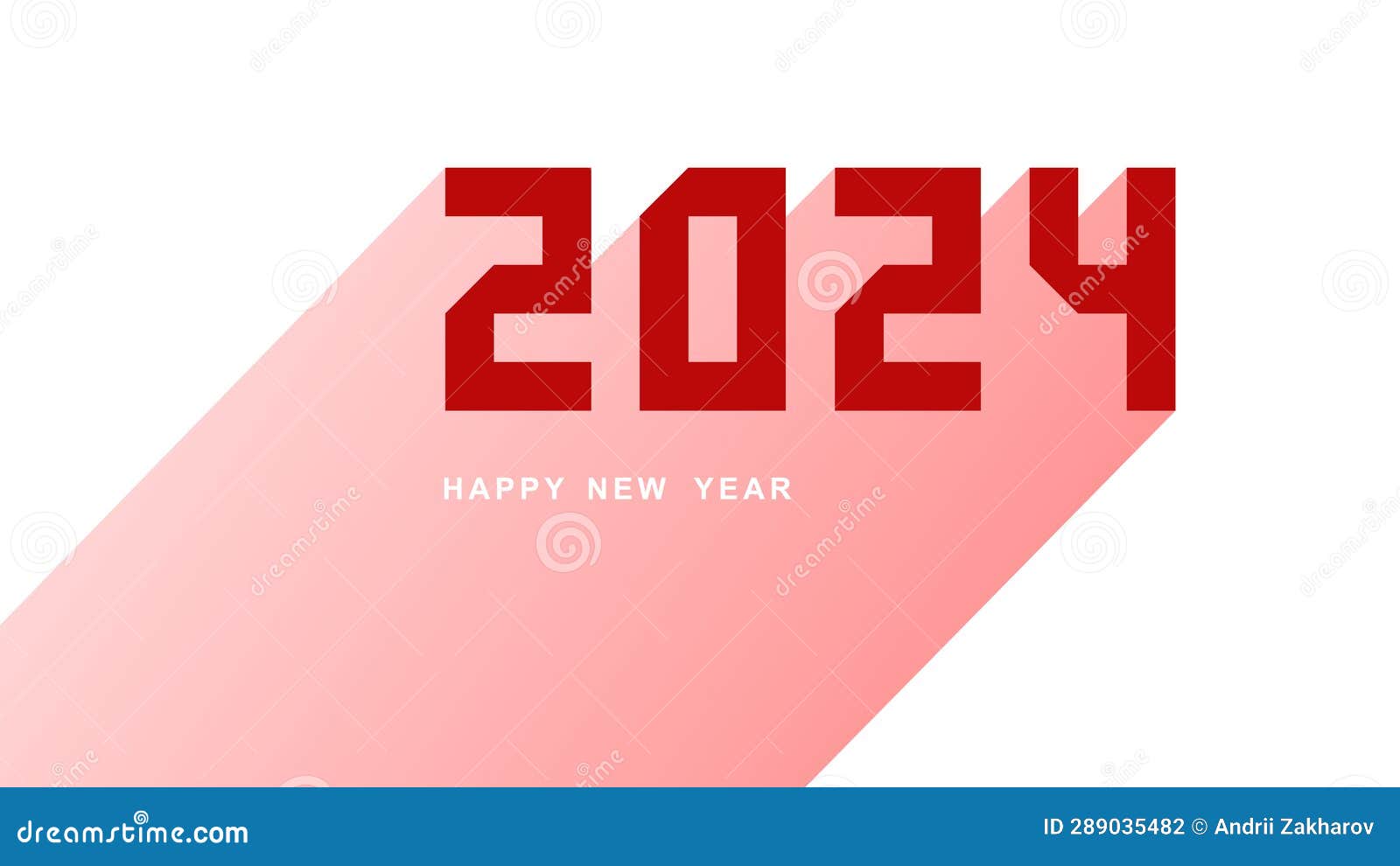 Simple Flat Unique Design for New Year 2024, 2024 Number Text ...