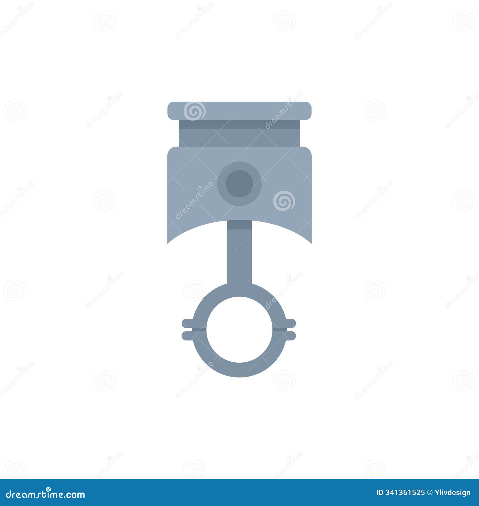 Piston Engine Part Converting Reciprocating Motion into Rotation Stock ...