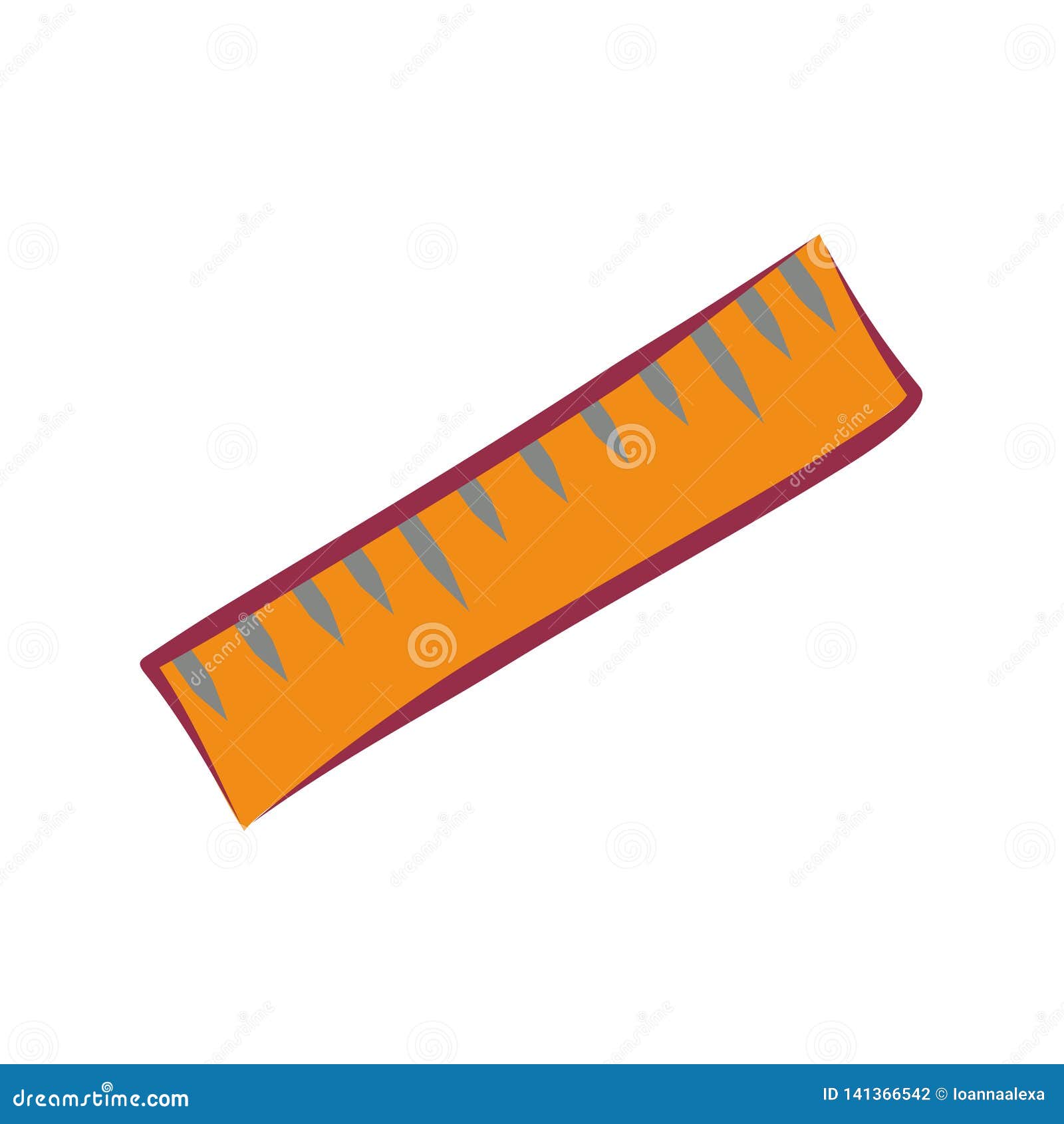 Simple Flat Vector Ruler Icon Stock Vector - Illustration of length ...