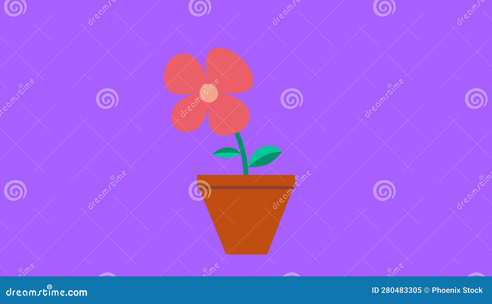 Animated Flower Growing