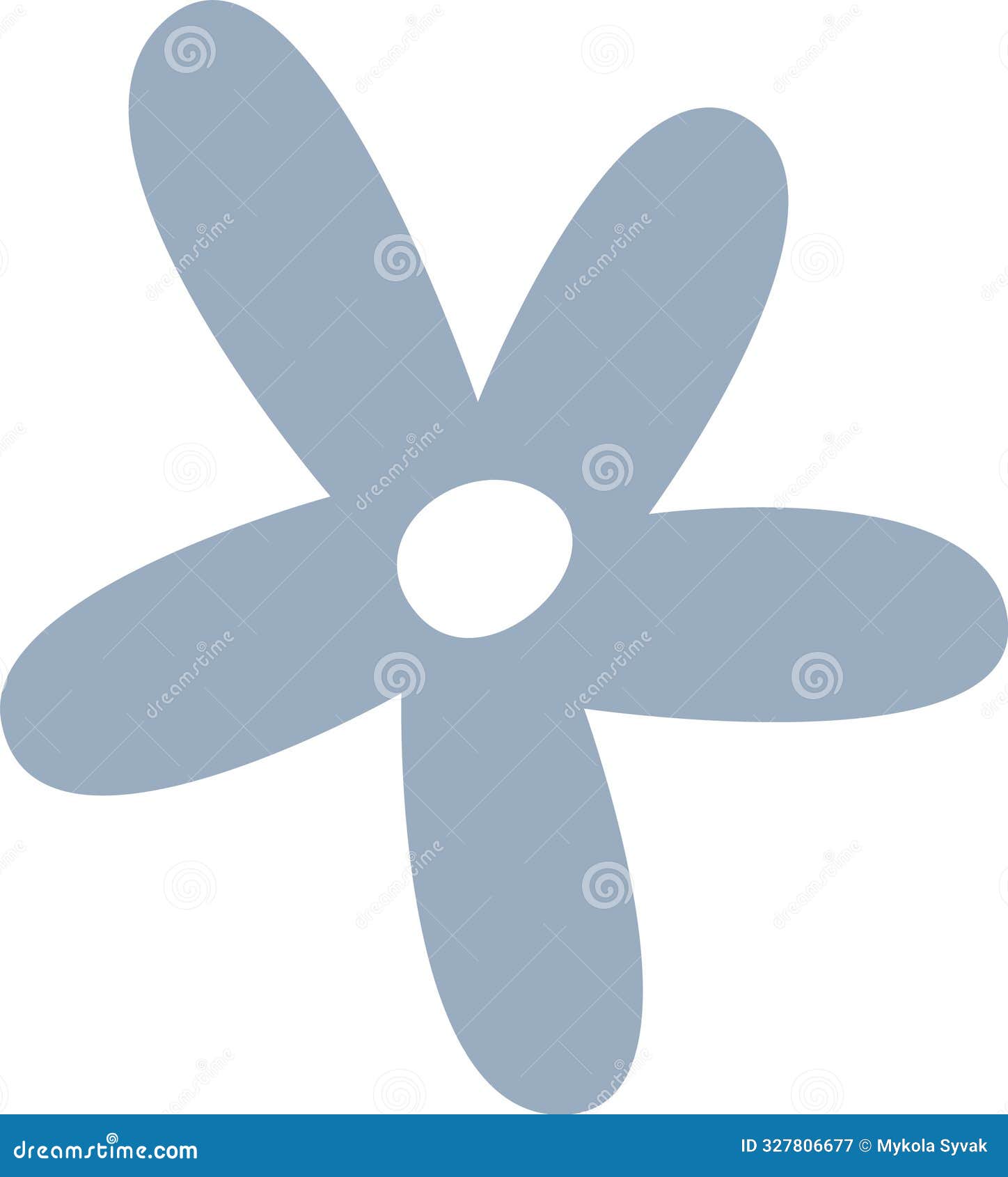 Simple Flower Icon stock illustration. Illustration of flower - 327806677