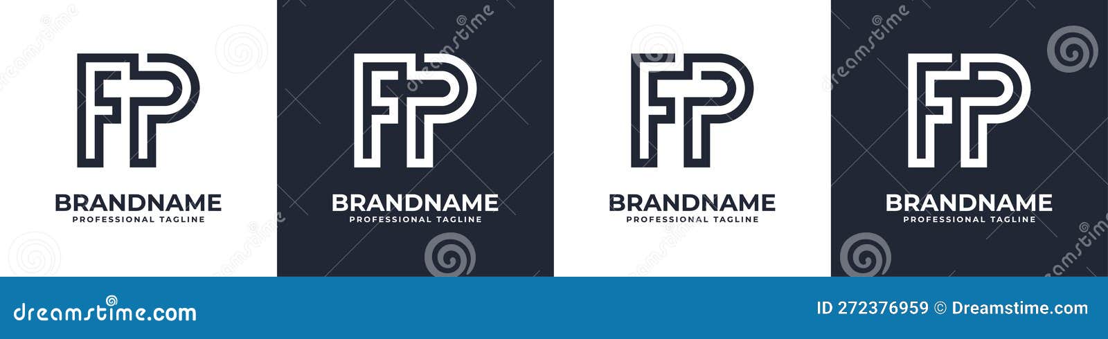 Simple FP Monogram Logo, Suitable for Any Business with FP or PF ...