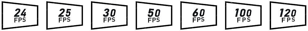 Simple FPS - Frames Per Second Icon Set. Black Numeric Value in Screen ...