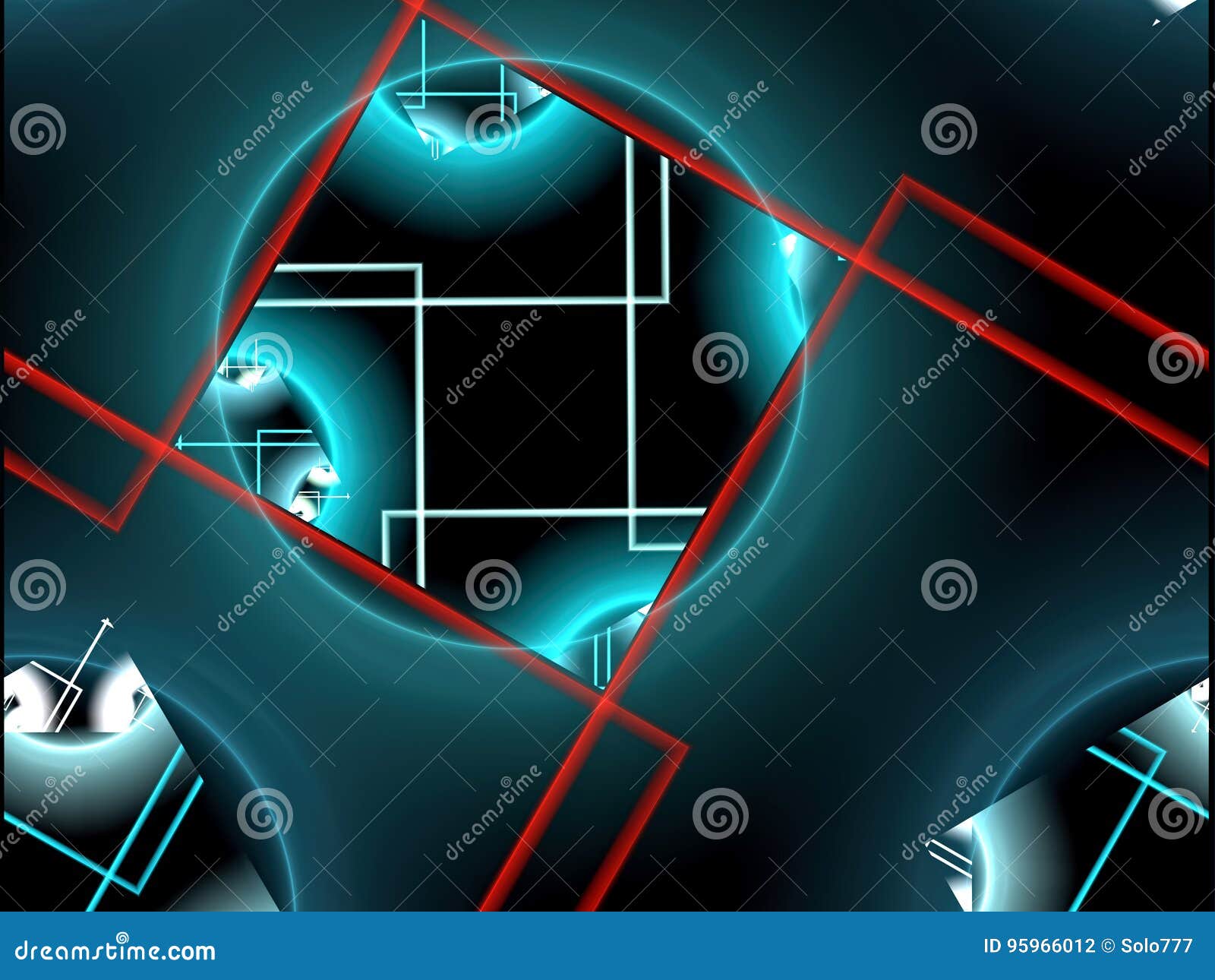 Simple Fractal Background - Abstract Digitally Generated Image Stock ...