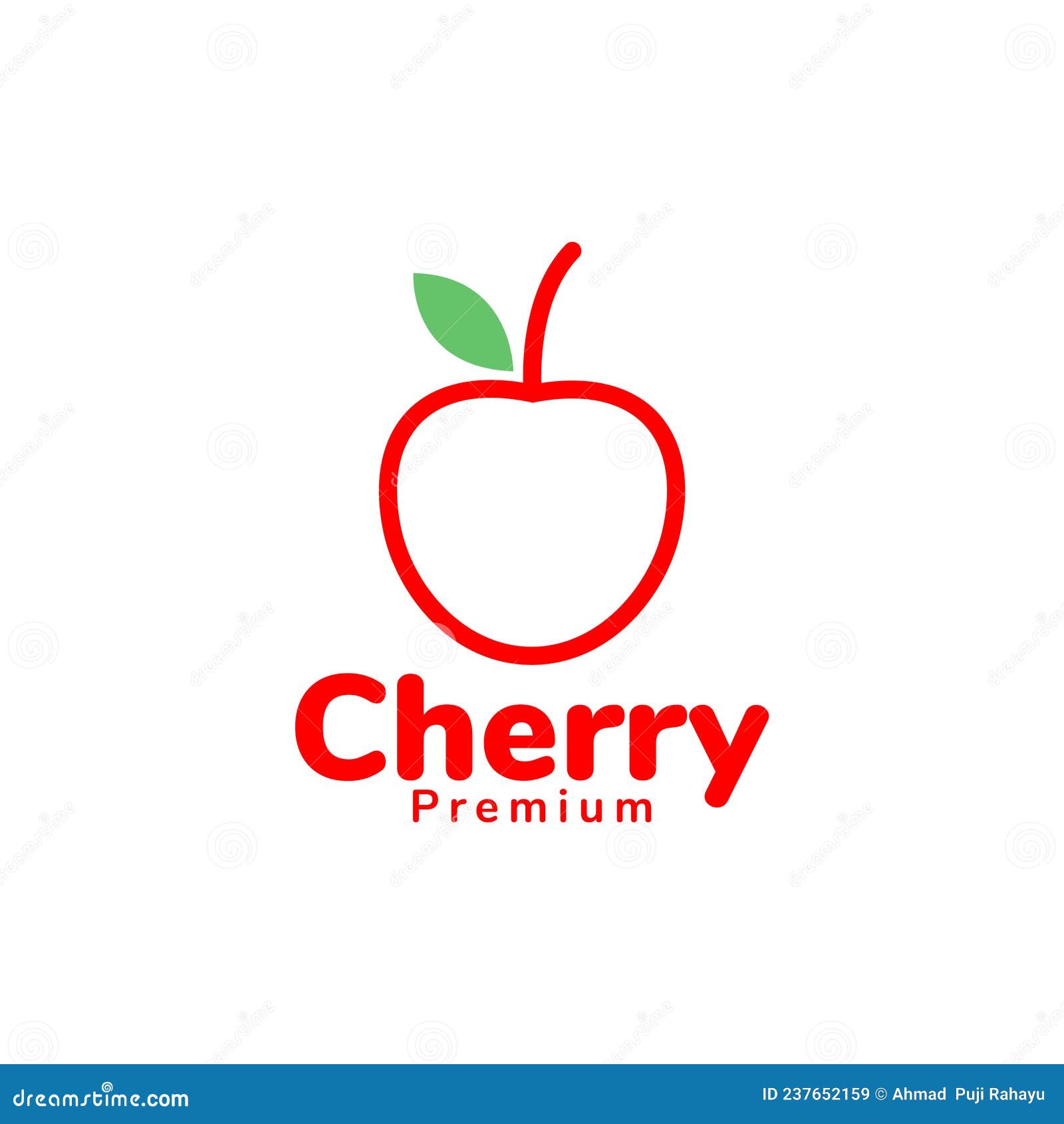 Simple Fresh Red Cherry Logo Design Vector Graphic Symbol Icon Sign ...