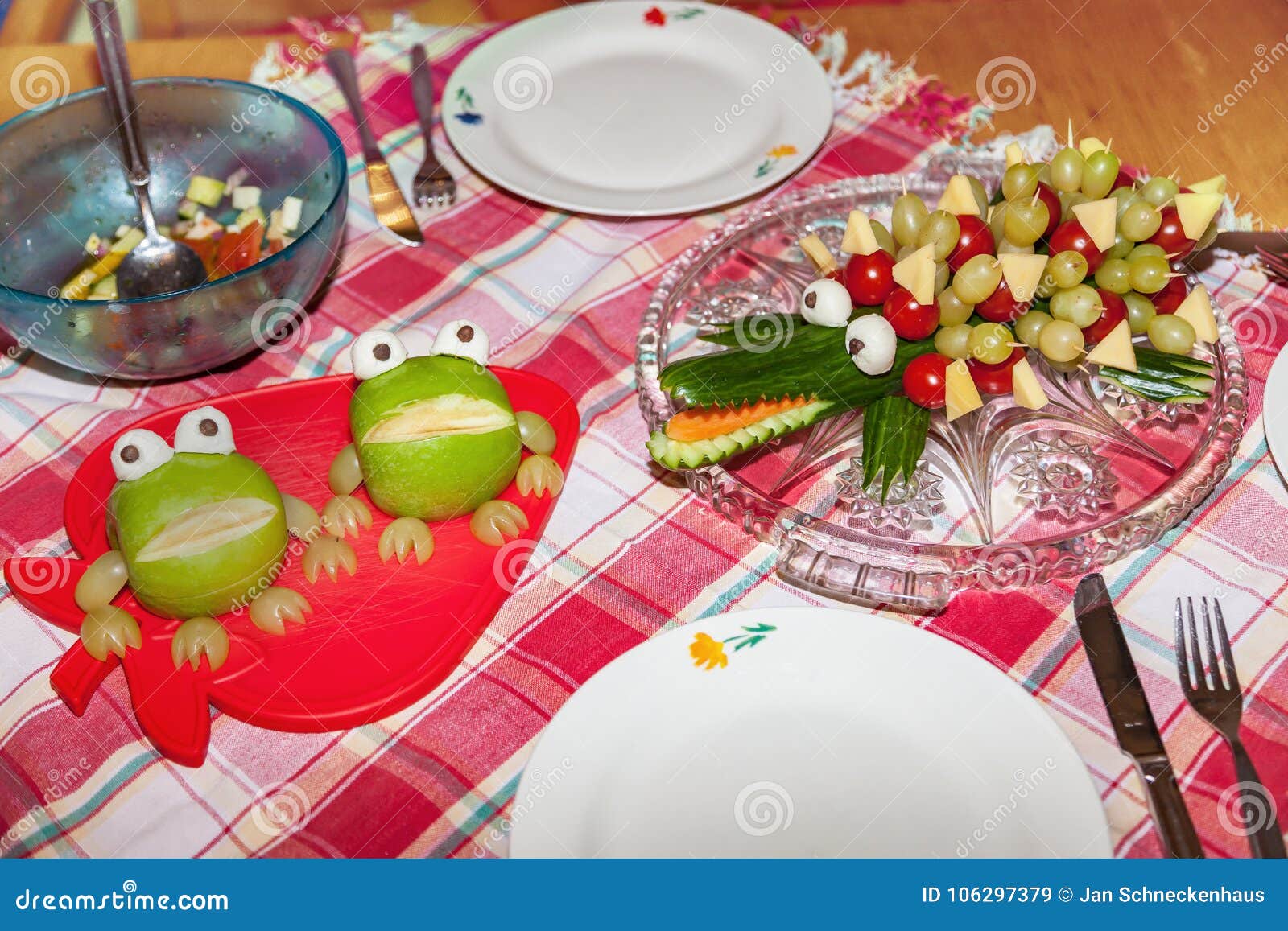 Simple Fruit and Vegetable Carving Stock Image - Image of cucumber ...