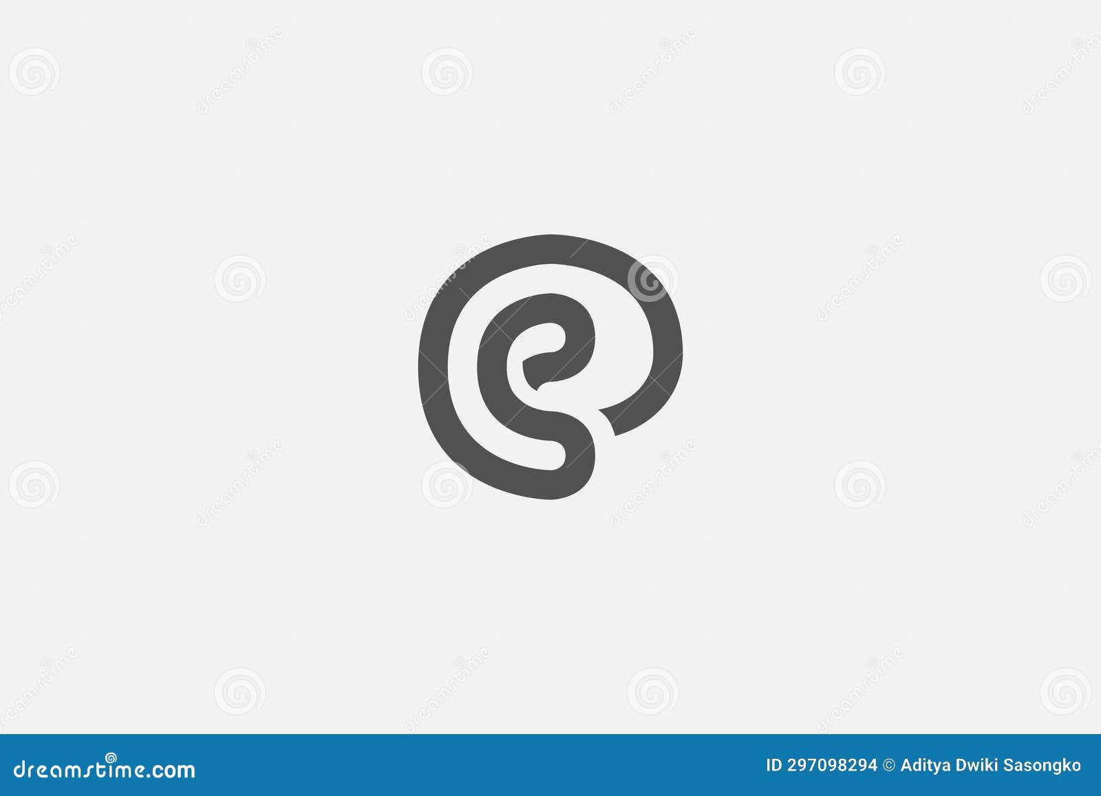 Simple fun letter e logo 向量例证. 插画 包括有 创造性, 设计, 信函, 文件 - 297098294