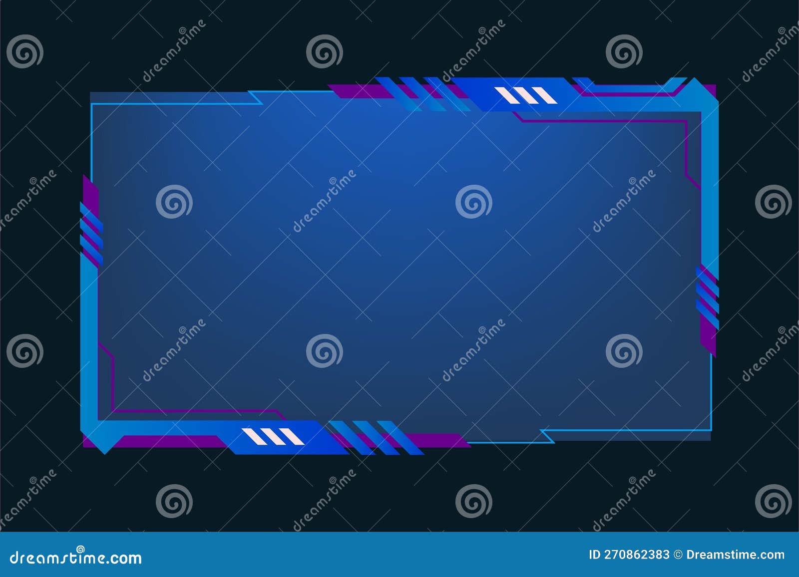 Simple Gaming Screen Panel and Overlay Design with Offline Screen ...