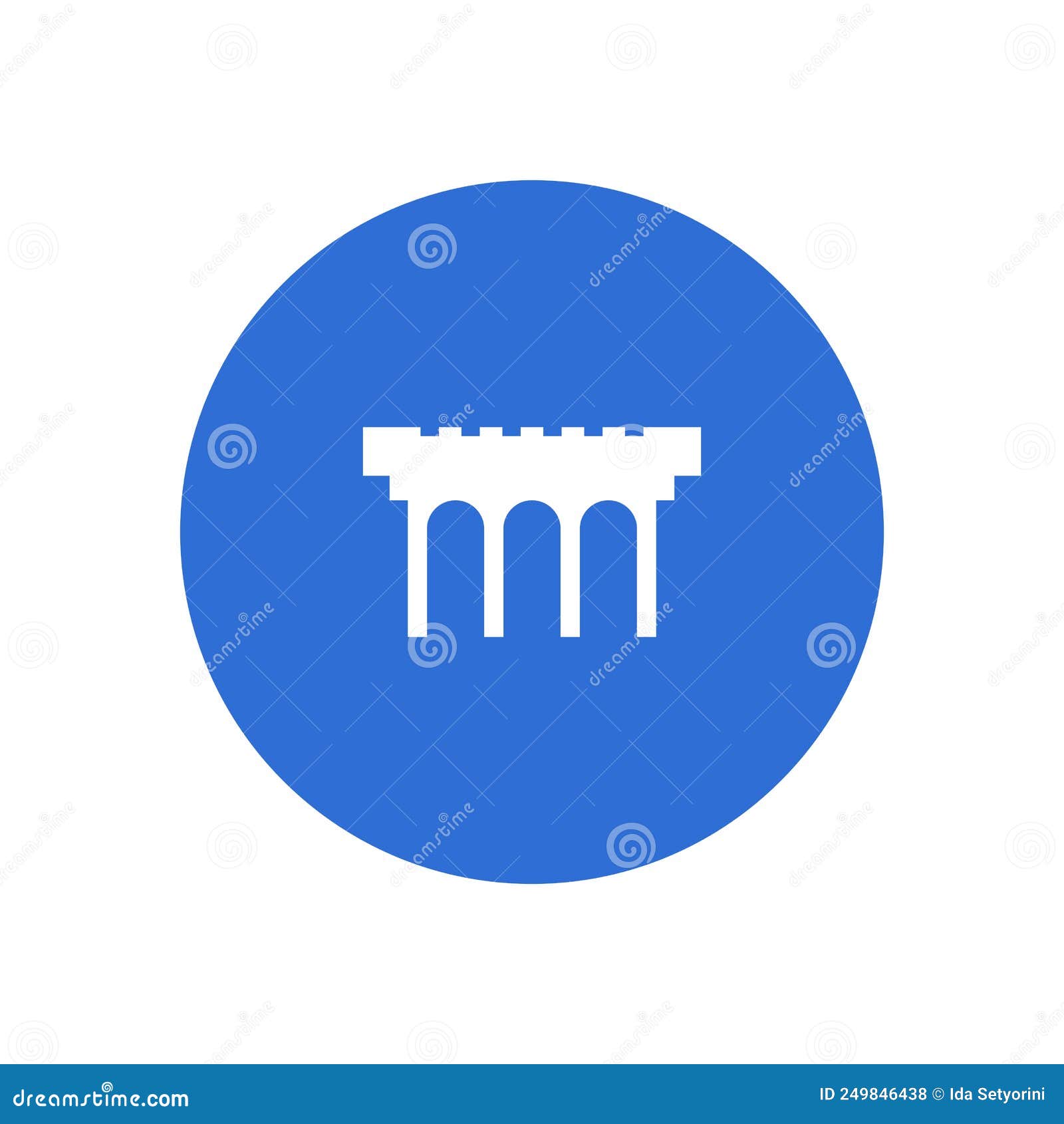 Simple Gate Logo Illustration Design Stock Illustration - Illustration ...